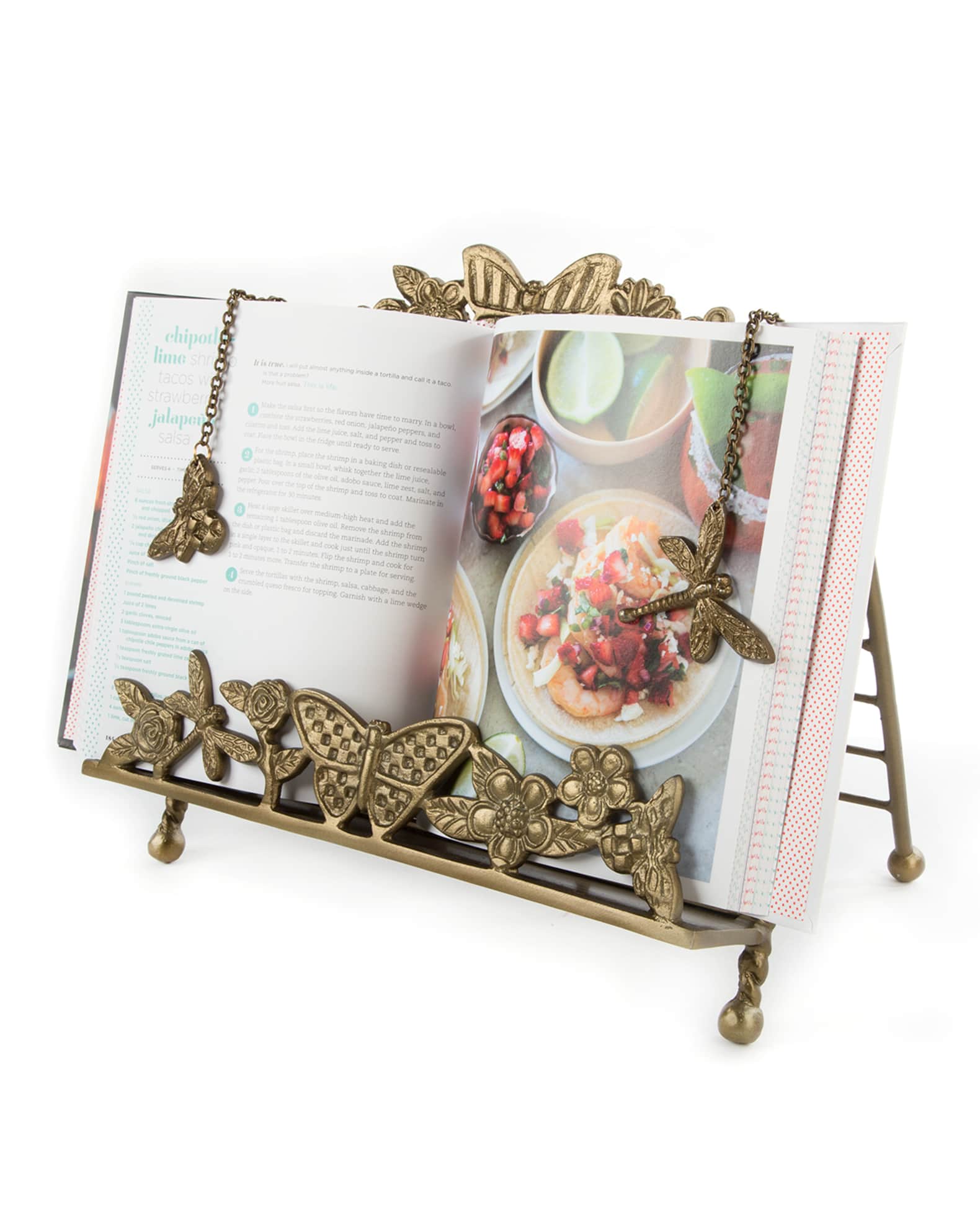 MacKenzie-Childs Butterfly Cookbook Stand | Neiman Marcus