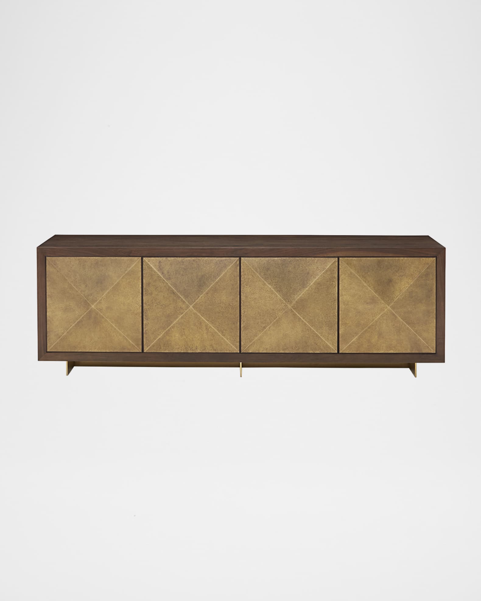 Four Hands Oriole Brass Door Console | Neiman Marcus