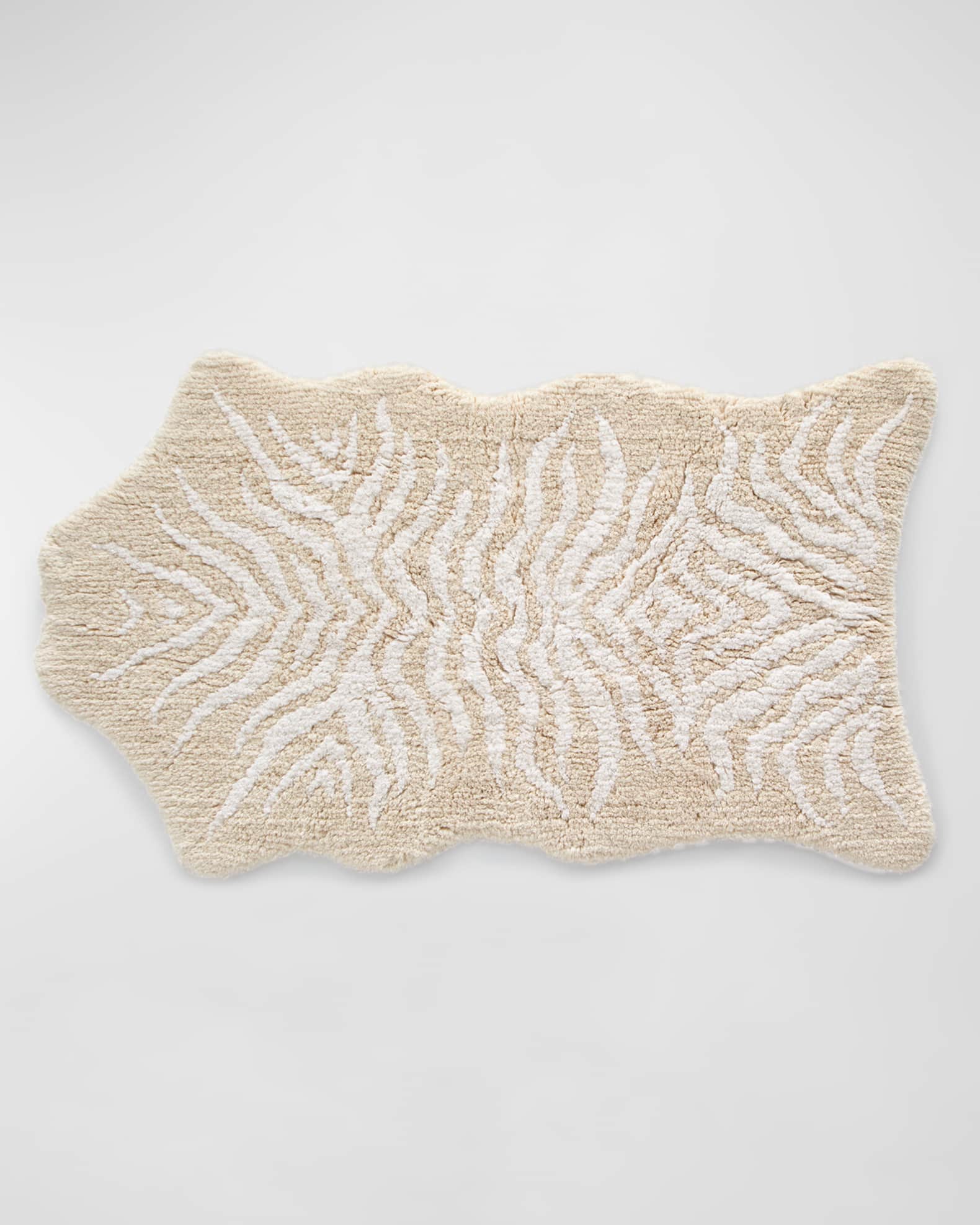 Graccioza Mountain Zebra Bath Rug, 35" x 59" | Neiman Marcus