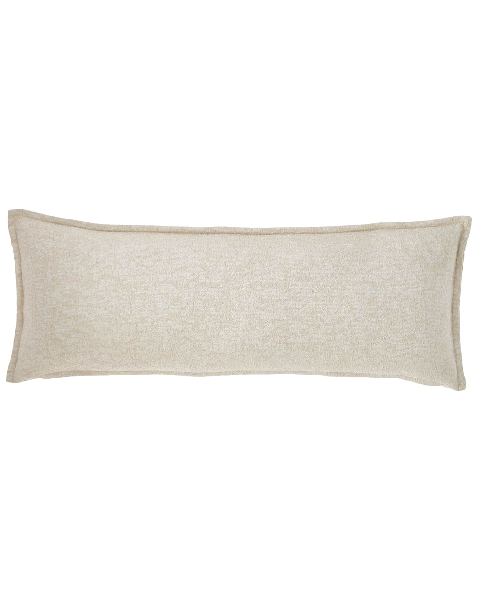 Fino Lino Linen & Lace Moonstruck Decorative Oblong Pillow | Neiman Marcus