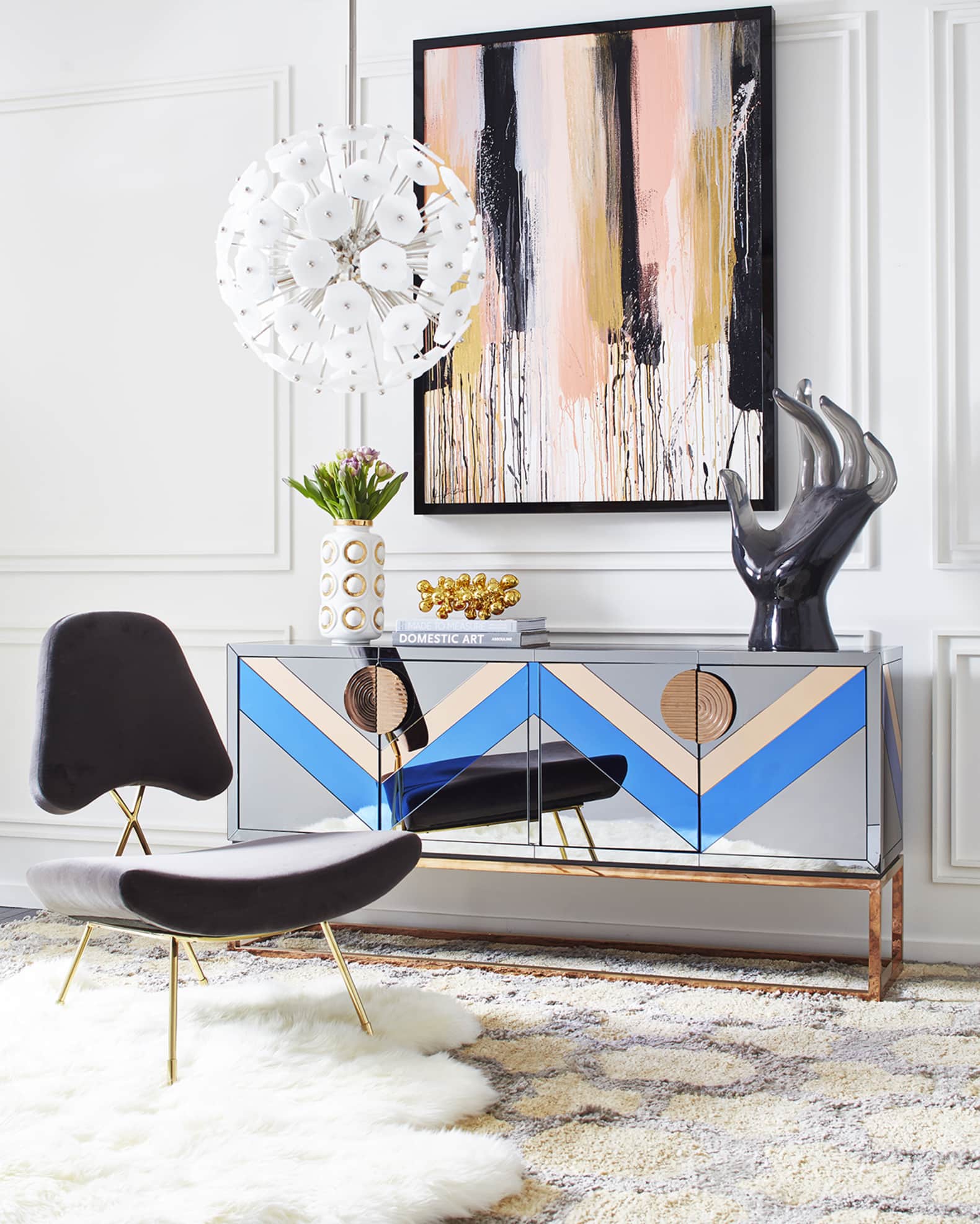 Jonathan Adler Acrylic Giant Hand Sculpture | Neiman Marcus