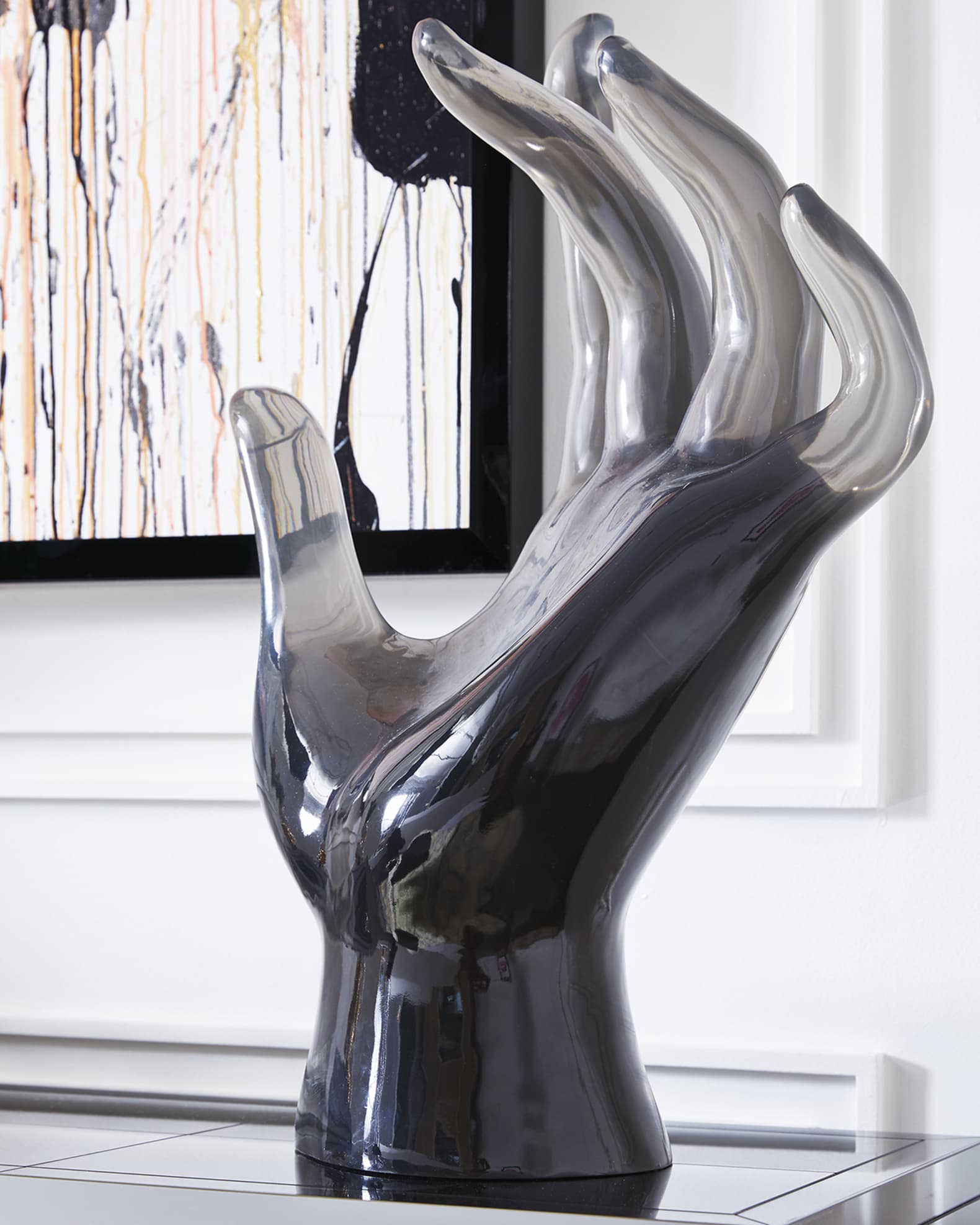 Jonathan Adler Acrylic Giant Hand Sculpture | Neiman Marcus