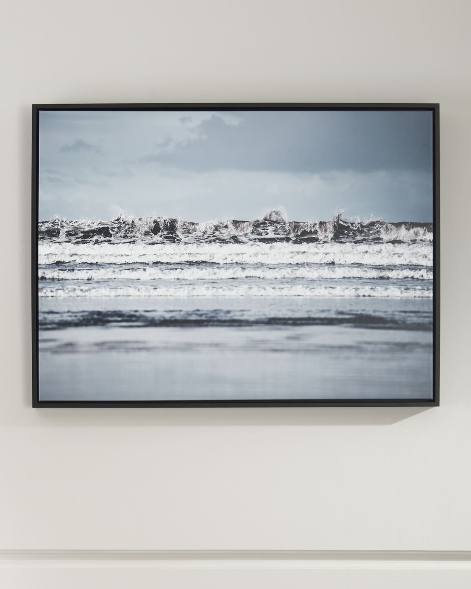 Four Hands "Crashing" Framed Photography Art Print on Canvas | Neiman ...