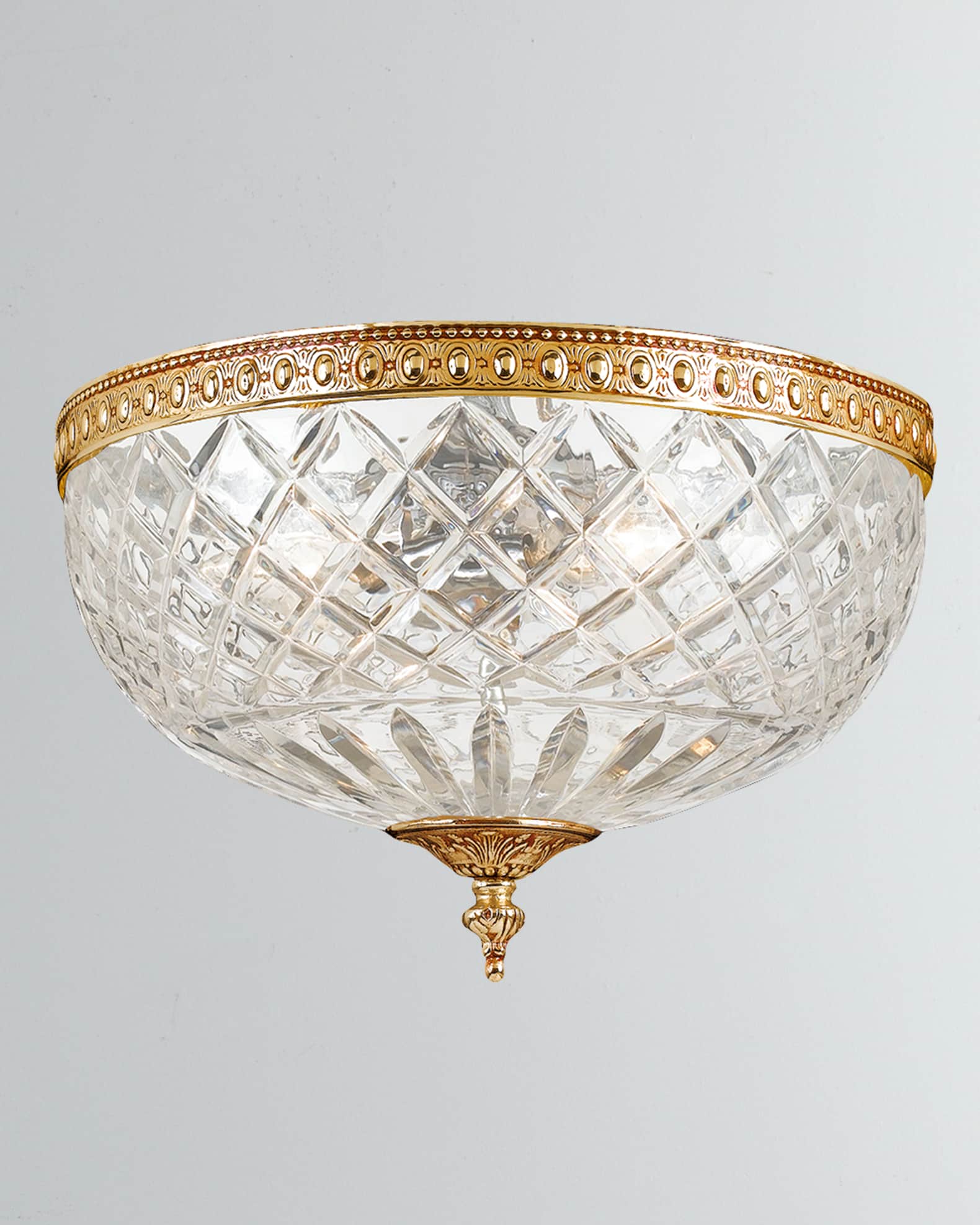Crystorama 3-Light Crystal Ceiling Mount | Neiman Marcus