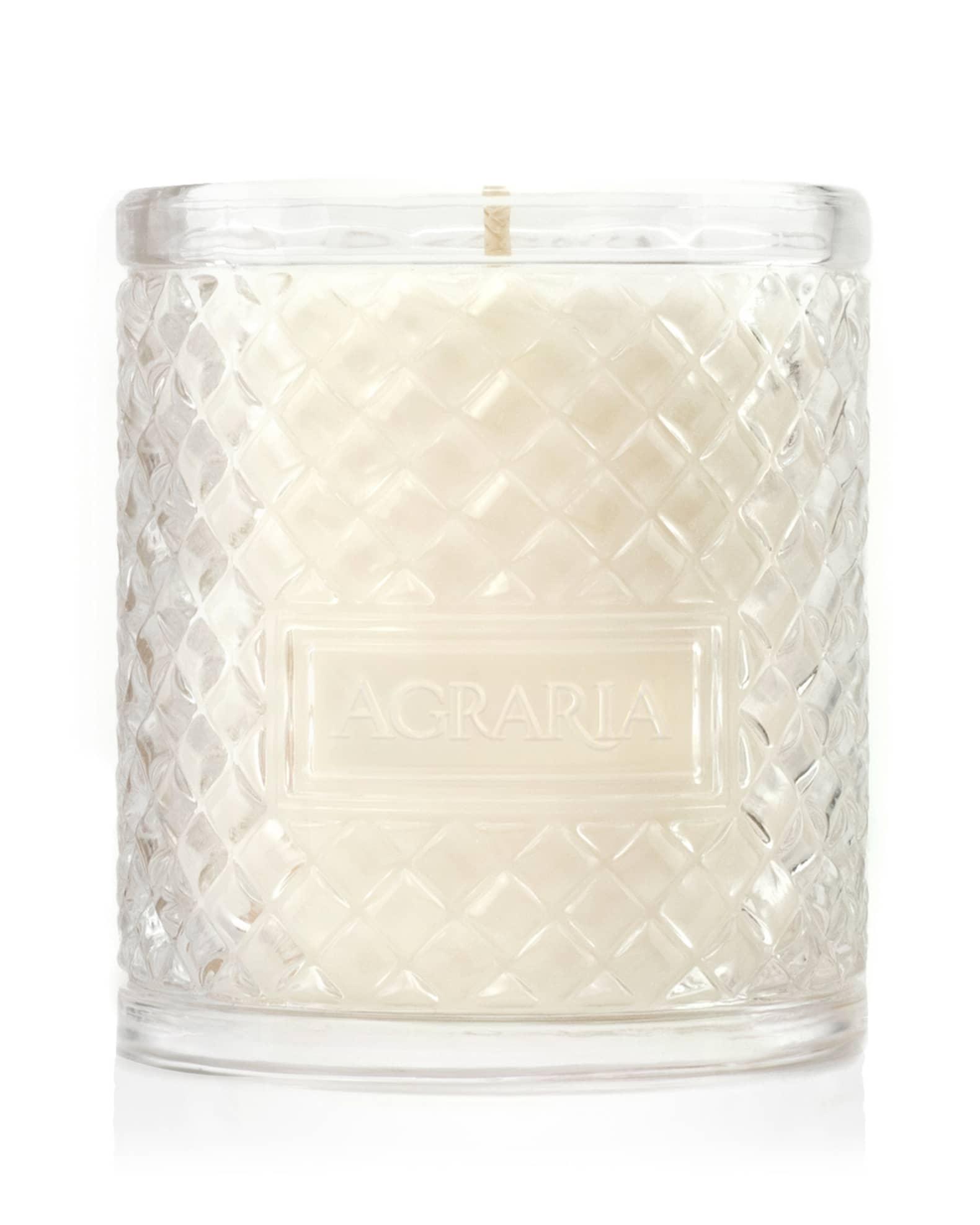Agraria Lavender & Rosemary Woven Crystal Perfume Candle, 7 oz ...