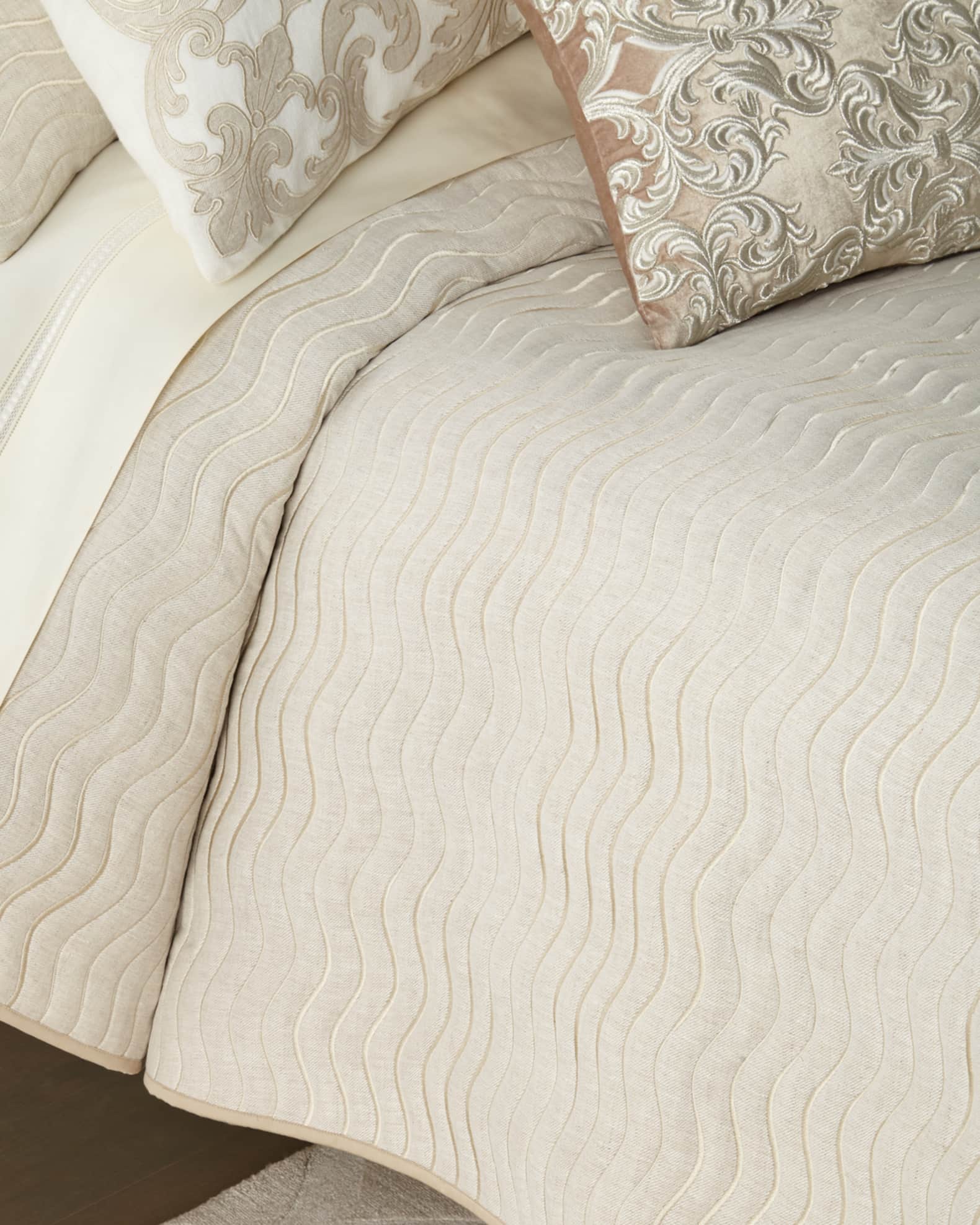 Taylor Wave Quilt | Neiman Marcus