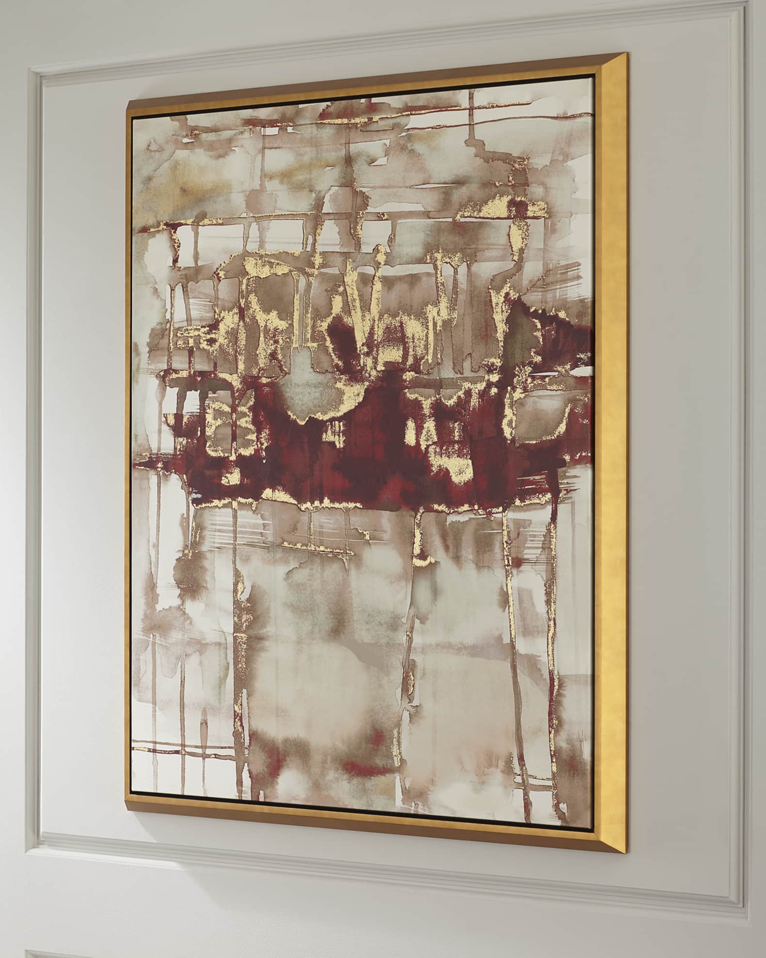 "Plethora of Thoughts" Abstract Print on Canvas Wall Art | Neiman Marcus