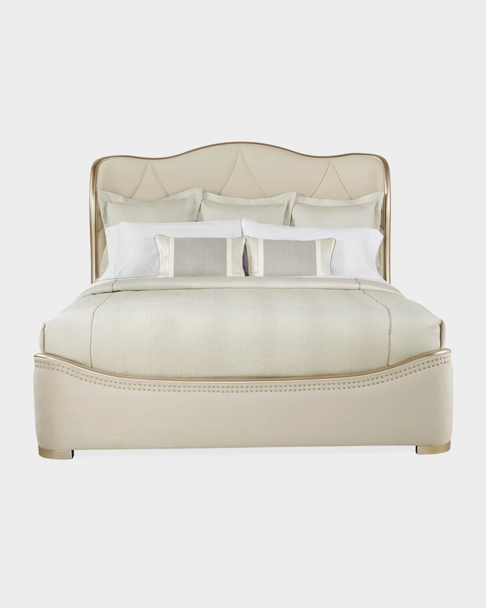 Caracole Adela Upholstered King Bed | Neiman Marcus