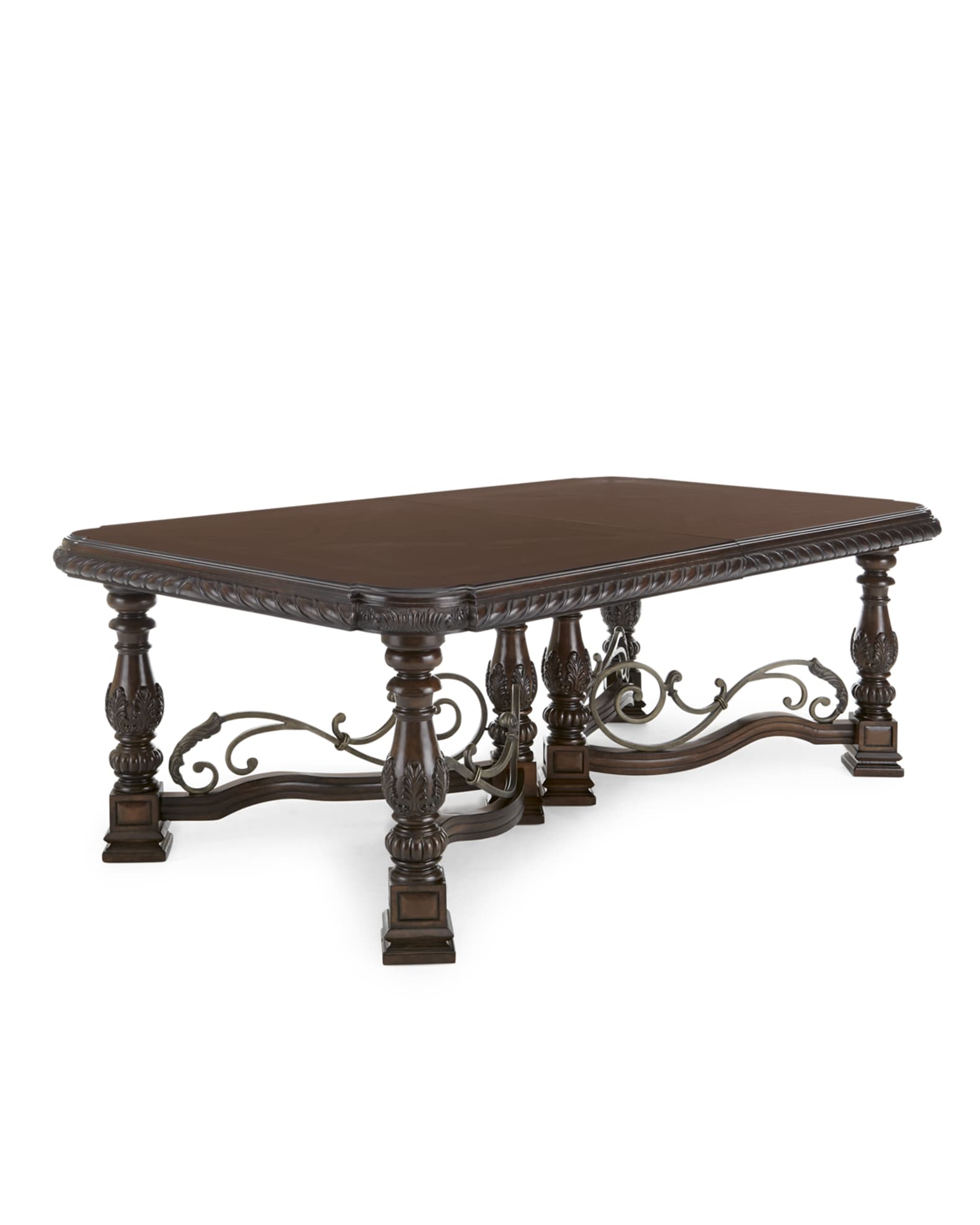 A.R.T. Furniture Valencia Trestle Dining Table with Two Leaves | Neiman ...