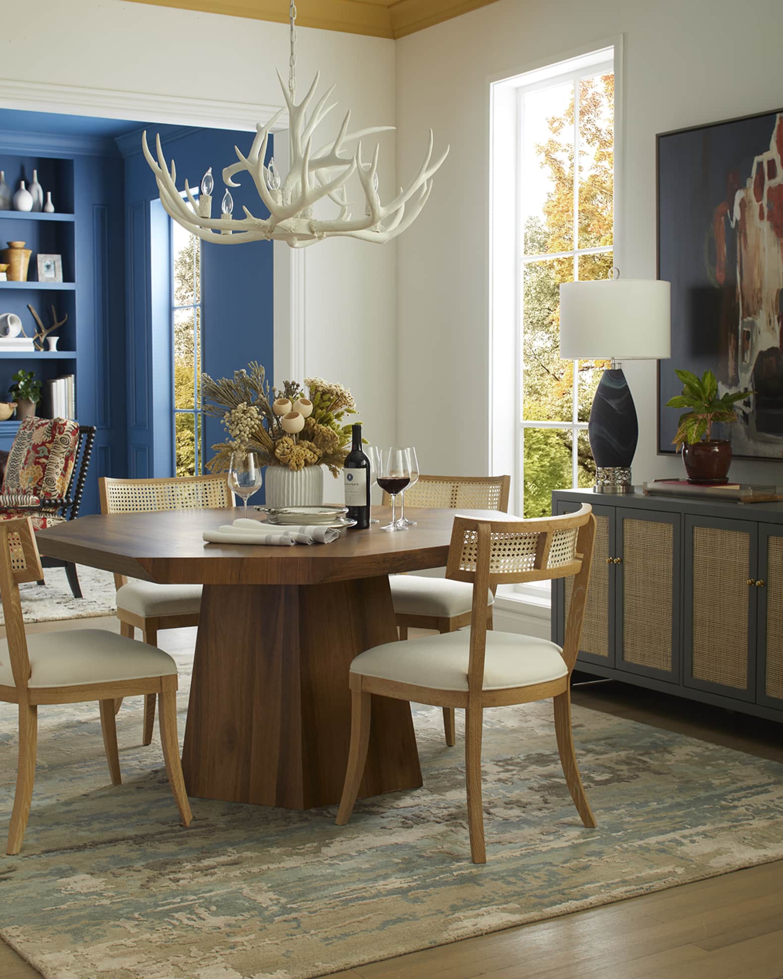 Four Hands Phalen Yukas Wood Dining Table | Neiman Marcus