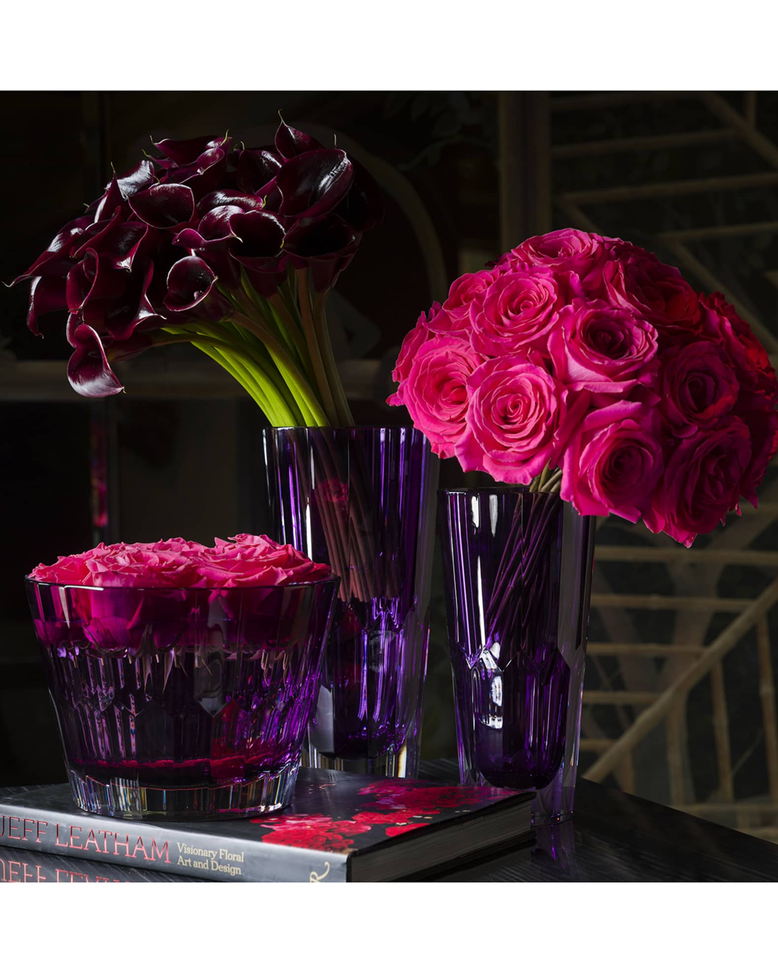 Waterford Crystal Jeff Leatham Icon Vase, 10" | Neiman Marcus