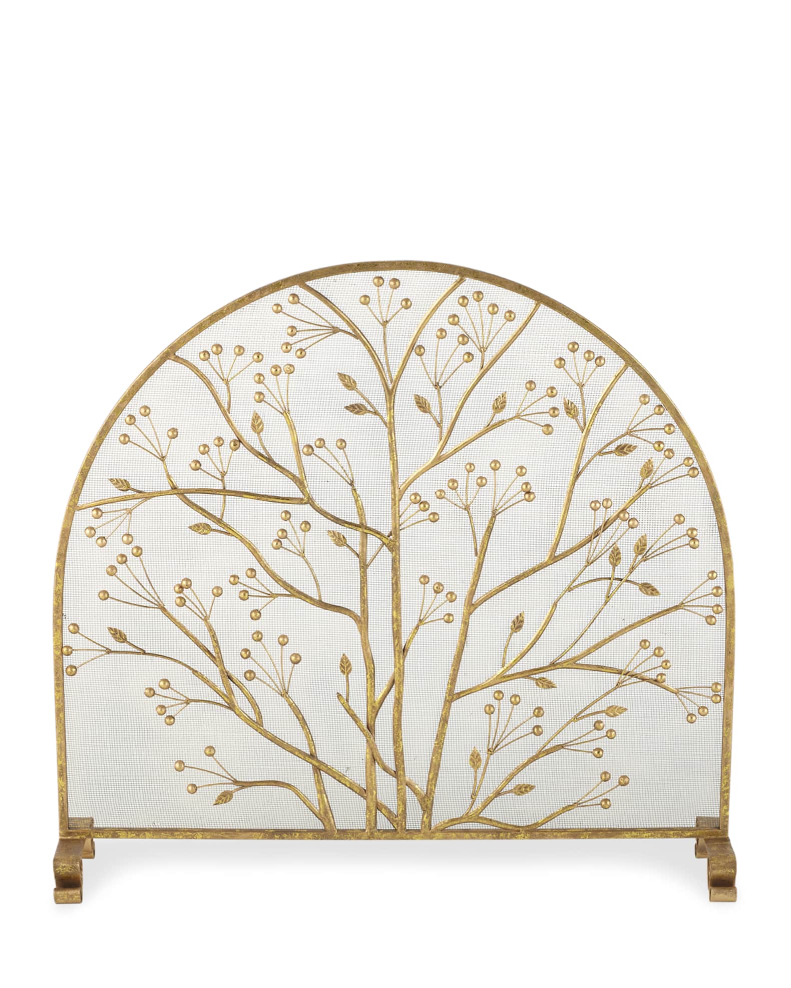 Twig and Berry Accents Fireplace Screen | Neiman Marcus