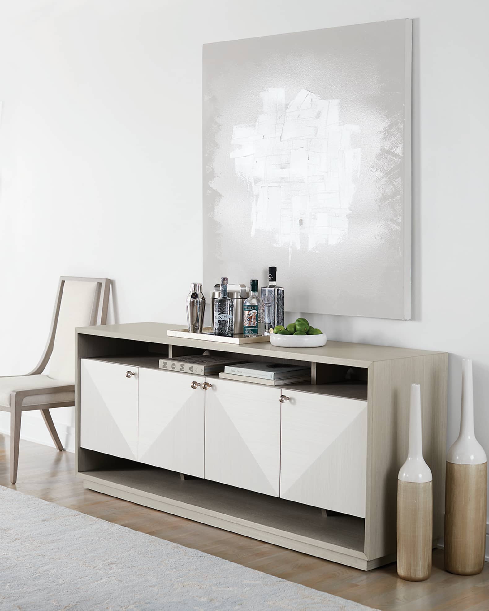 Bernhardt Axiom Entertainment Console Cabinet TV Stand | Neiman Marcus