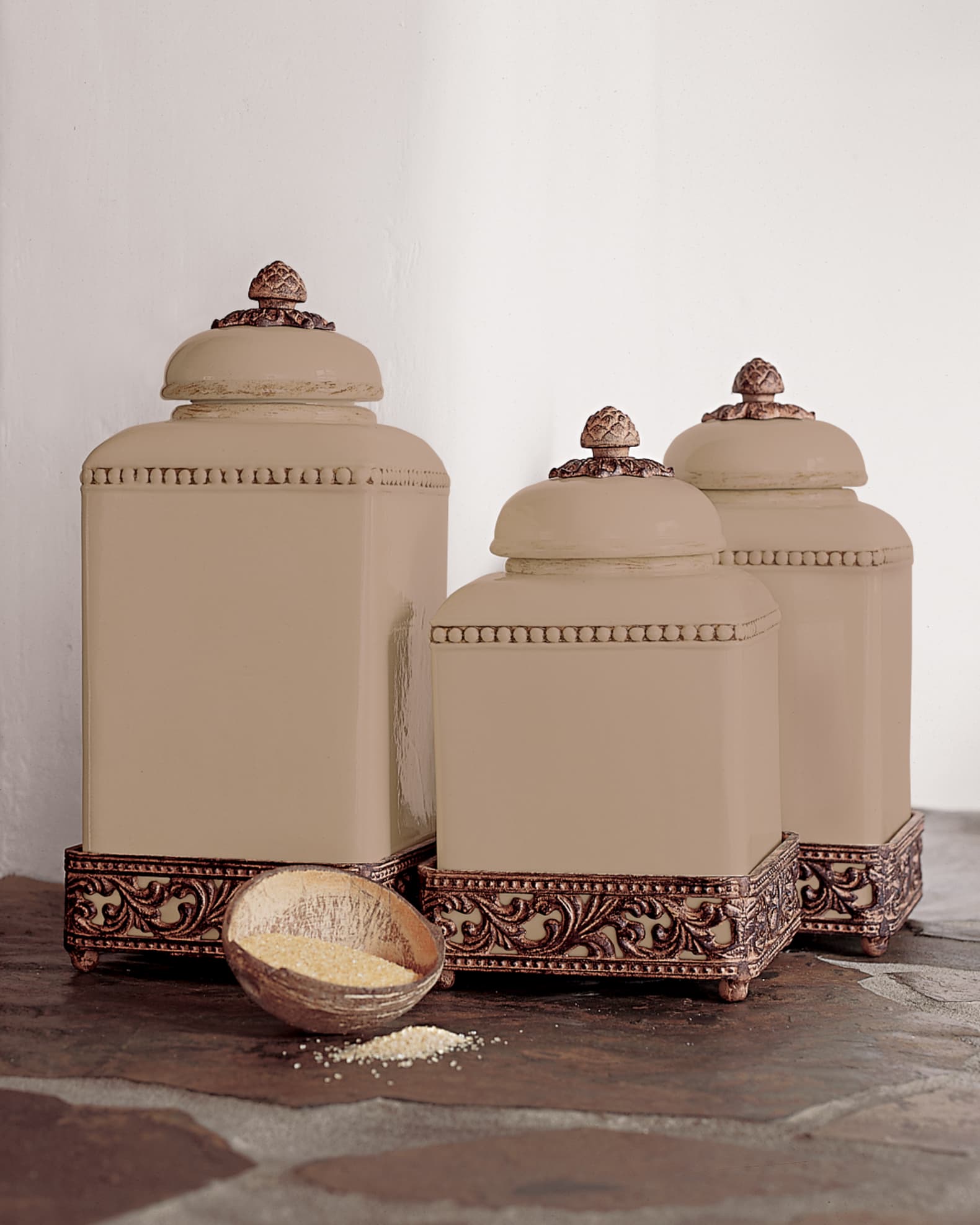 G G Collection Medium Canister | Neiman Marcus