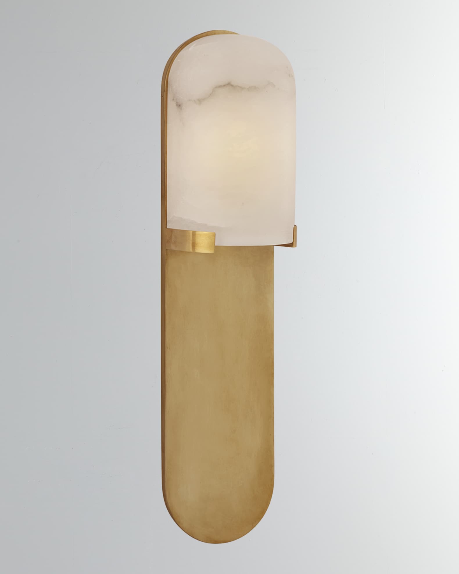 Visual Comfort Signature Melange Medium Elongated Pill Sconce By Kelly ...