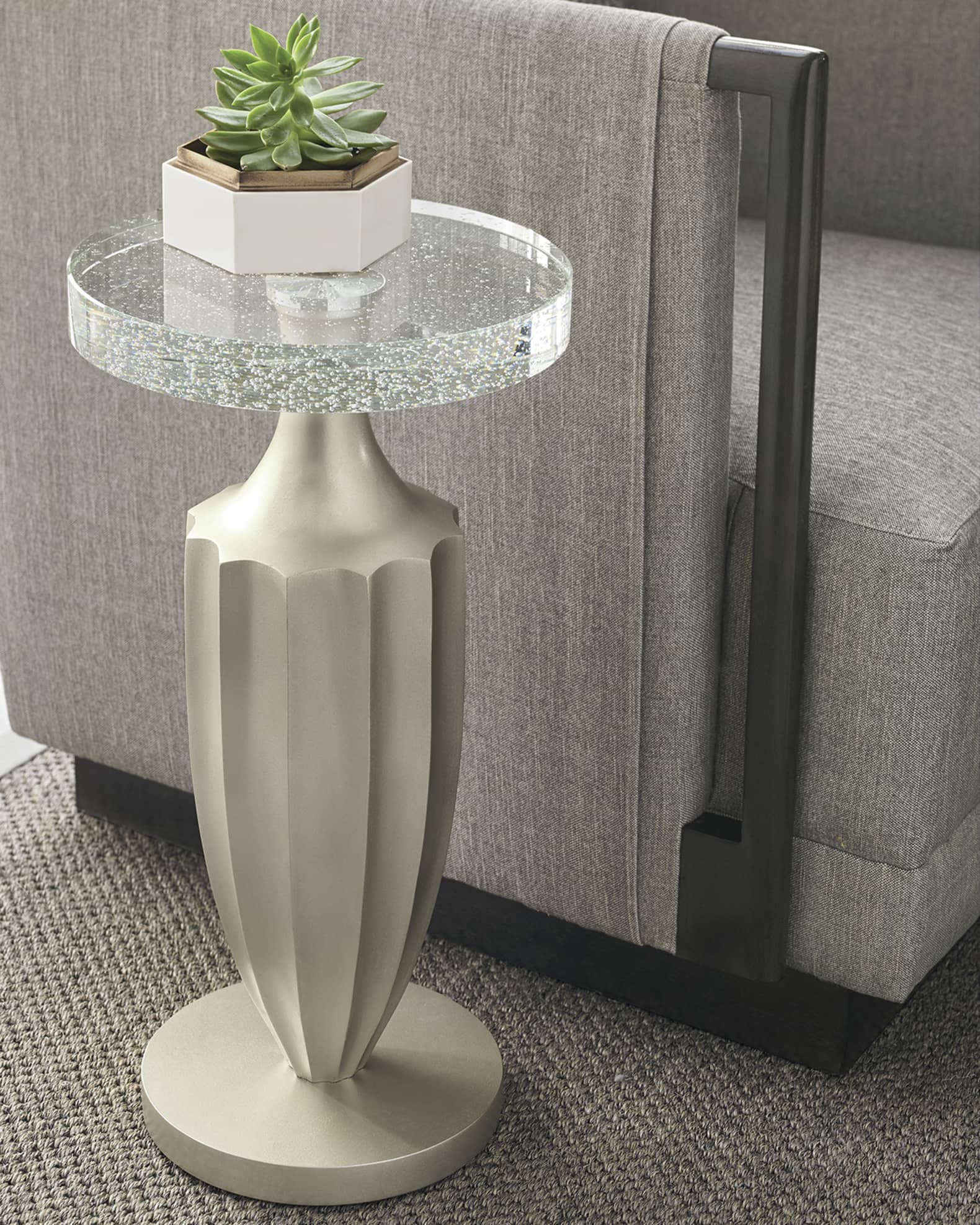 Caracole Just A Little Jazz Side Table | Neiman Marcus