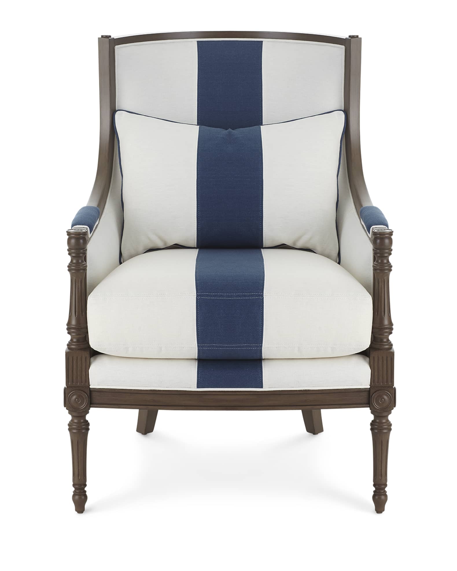 Massoud Lark Colorblock Chair | Neiman Marcus