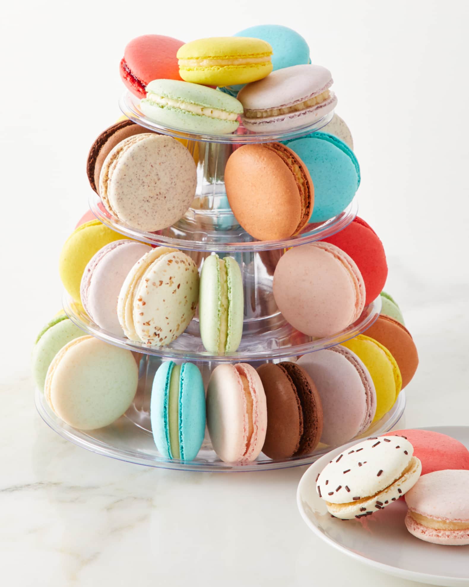 JOY Macarons 4-Tier Macaron Tower | Neiman Marcus