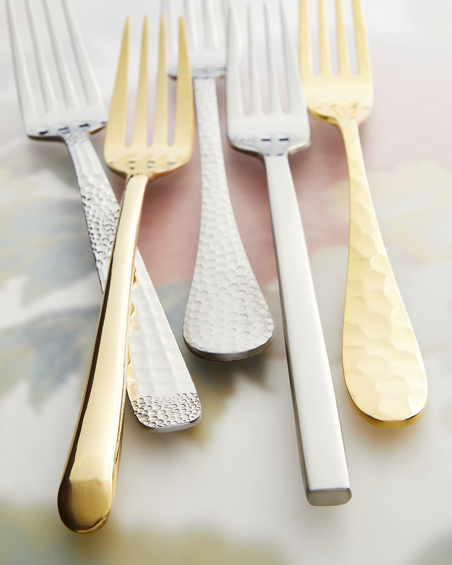Fortessa 20-Piece Arezzo Flatware Service, Brush Stainless Steel ...