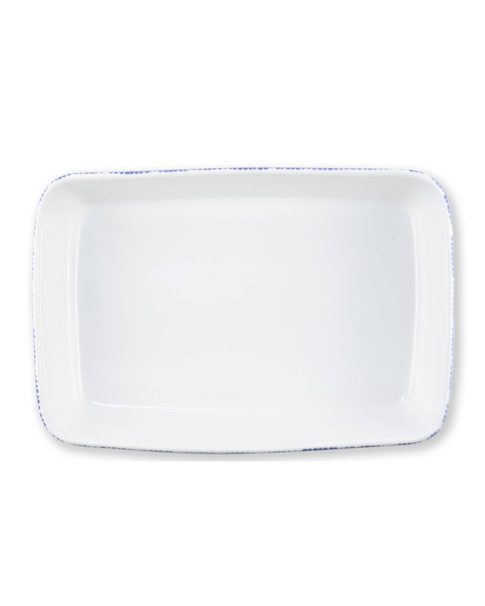 Vietri Santorini Stripe Rectangular Baker | Neiman Marcus