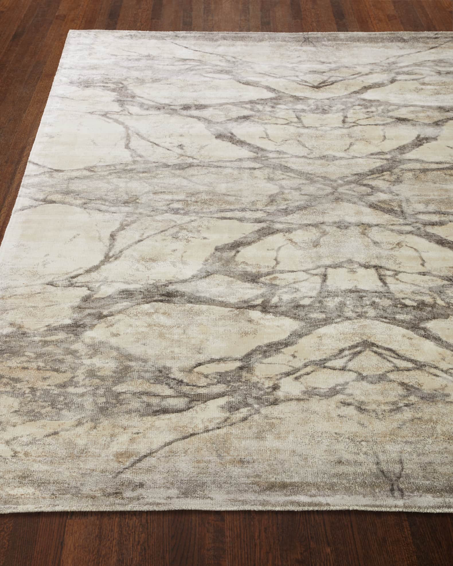 Mirror Match Marble Rug | Neiman Marcus