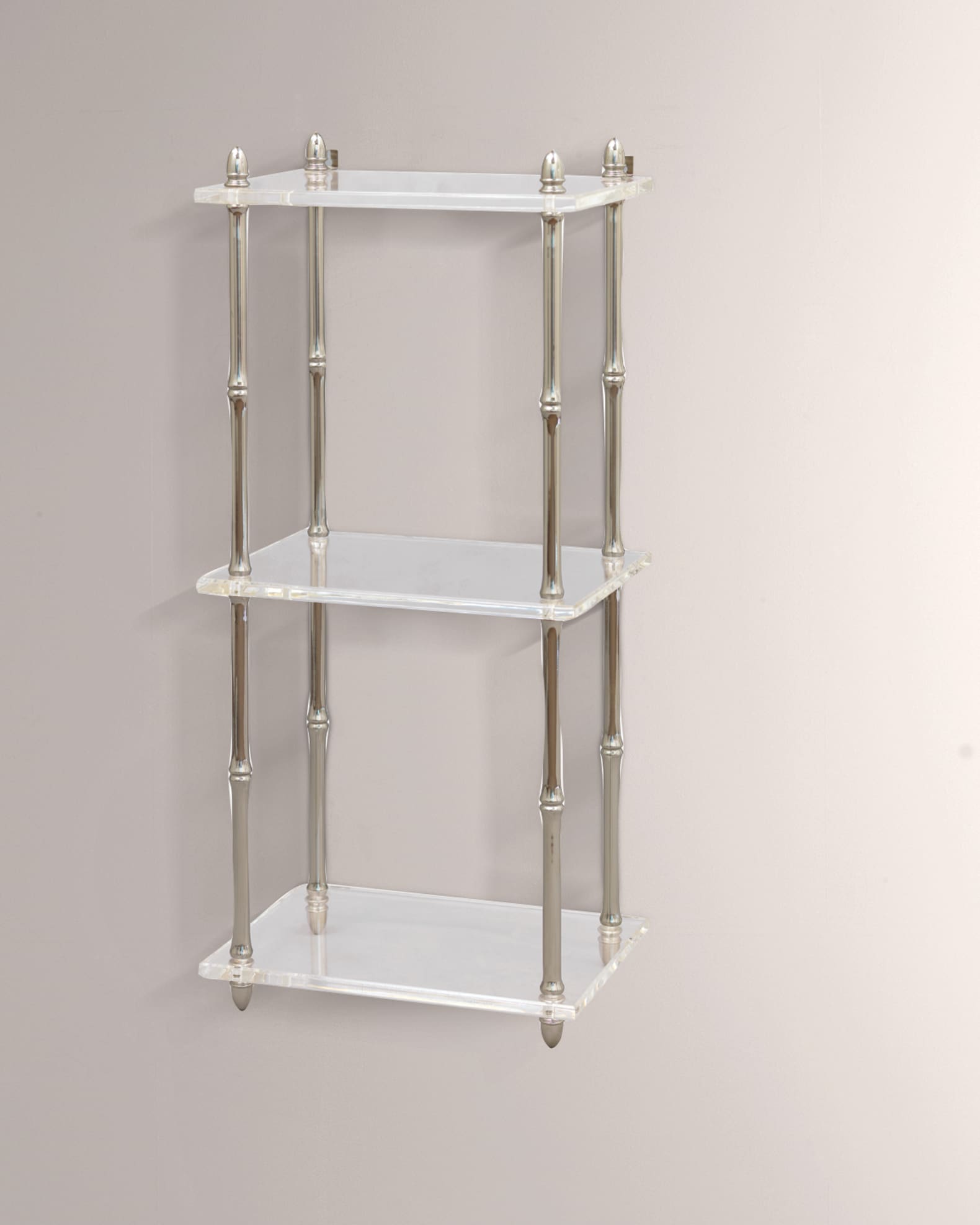 Port 68 Carmel Lucite Shelf | Neiman Marcus