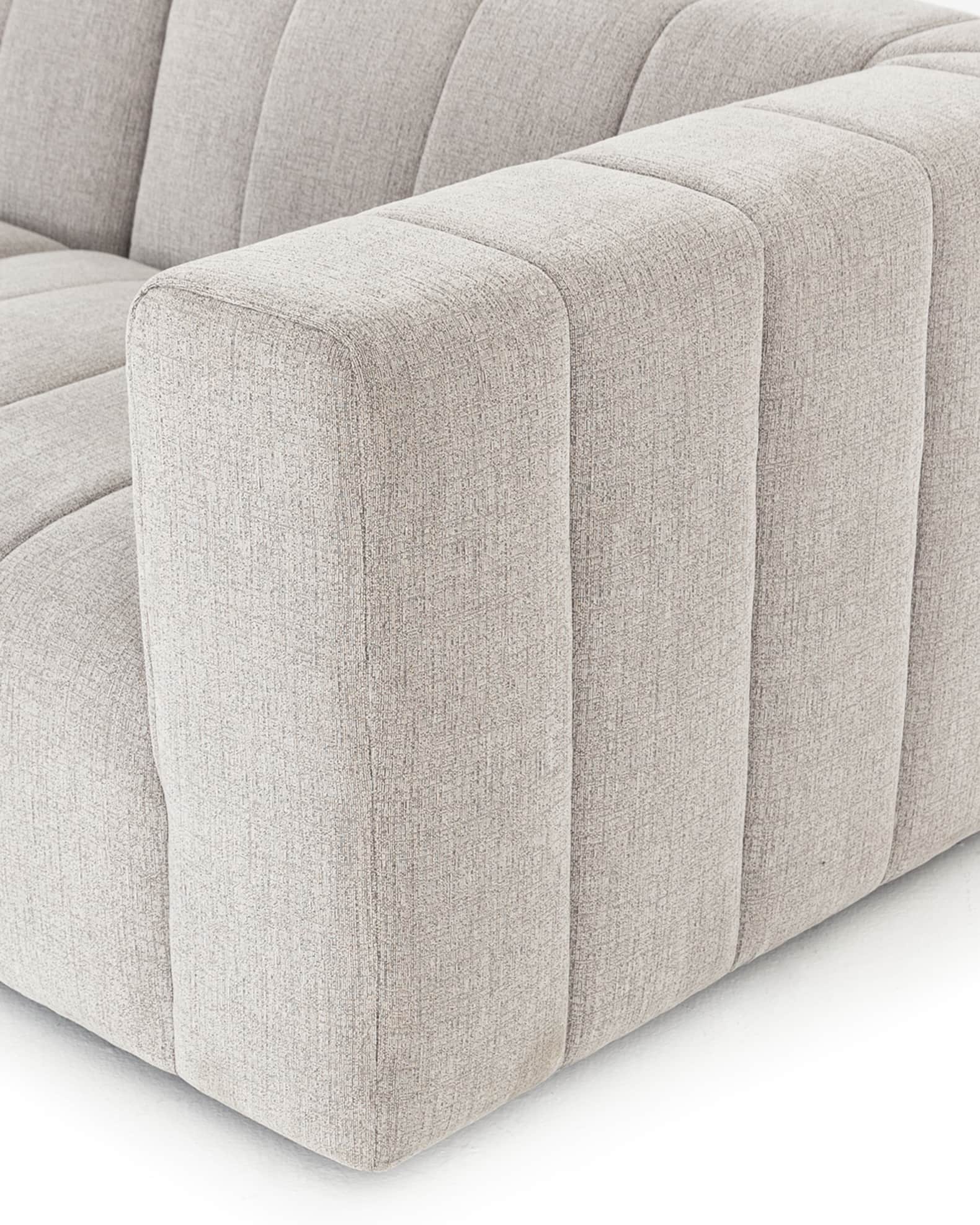 Four Hands Loretta Channel Tufted Left Side Chaise Sectional | Neiman ...