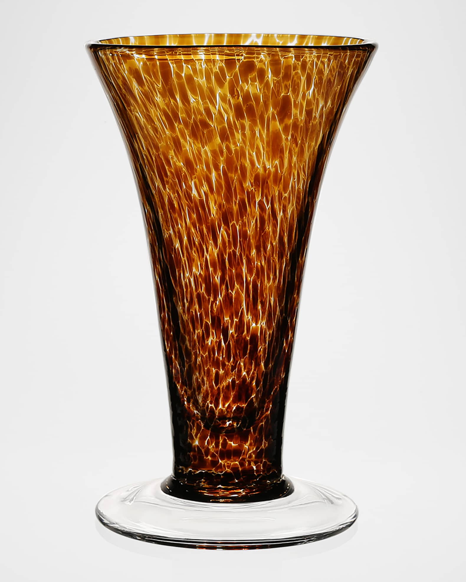 William Yeoward Crystal Vanessa Tortoise Vase, 9" | Neiman Marcus