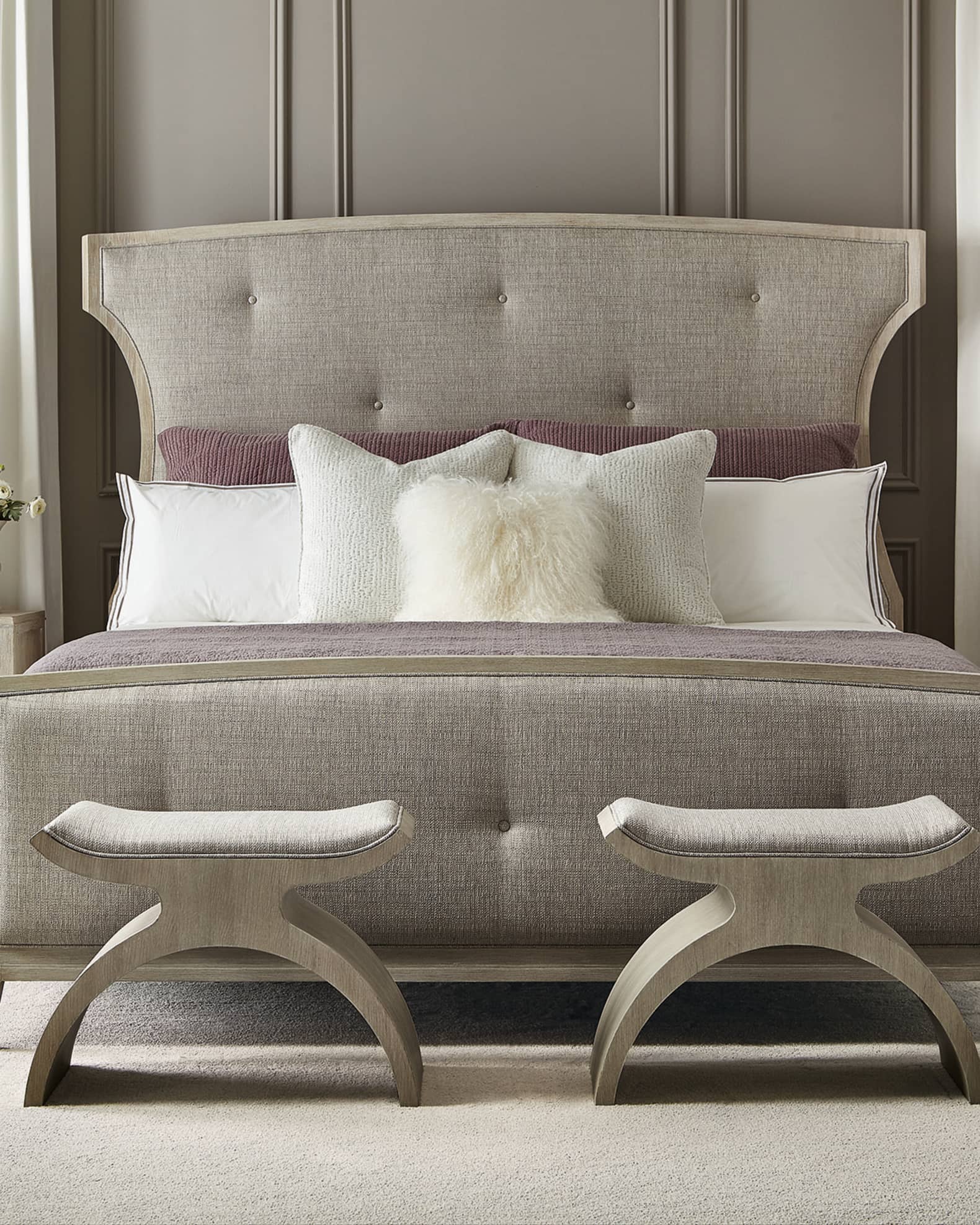 Bernhardt East Hampton Saddle Seat Bench | Neiman Marcus