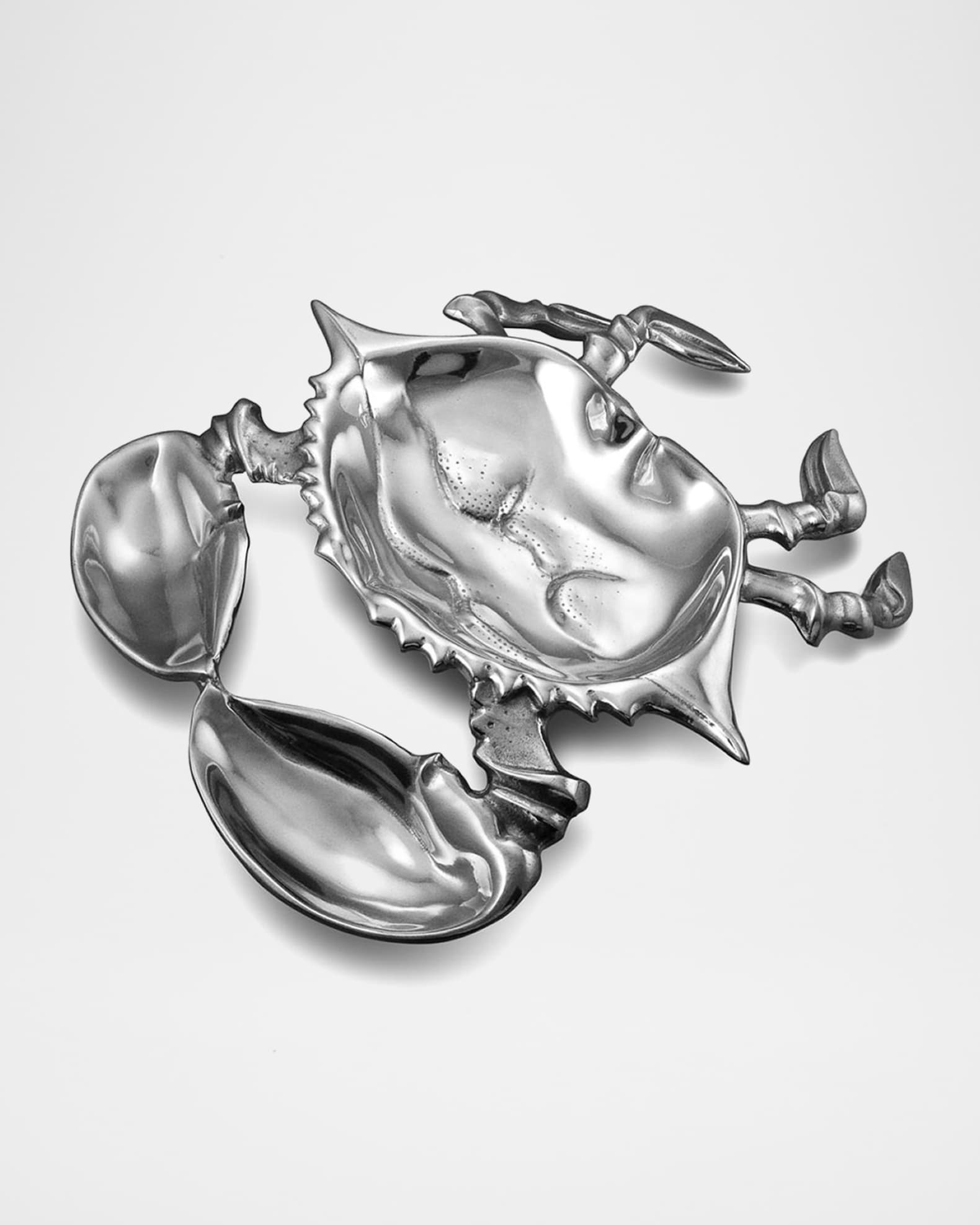Wilton Armetale Giant Crab Chip & Dip Server | Neiman Marcus