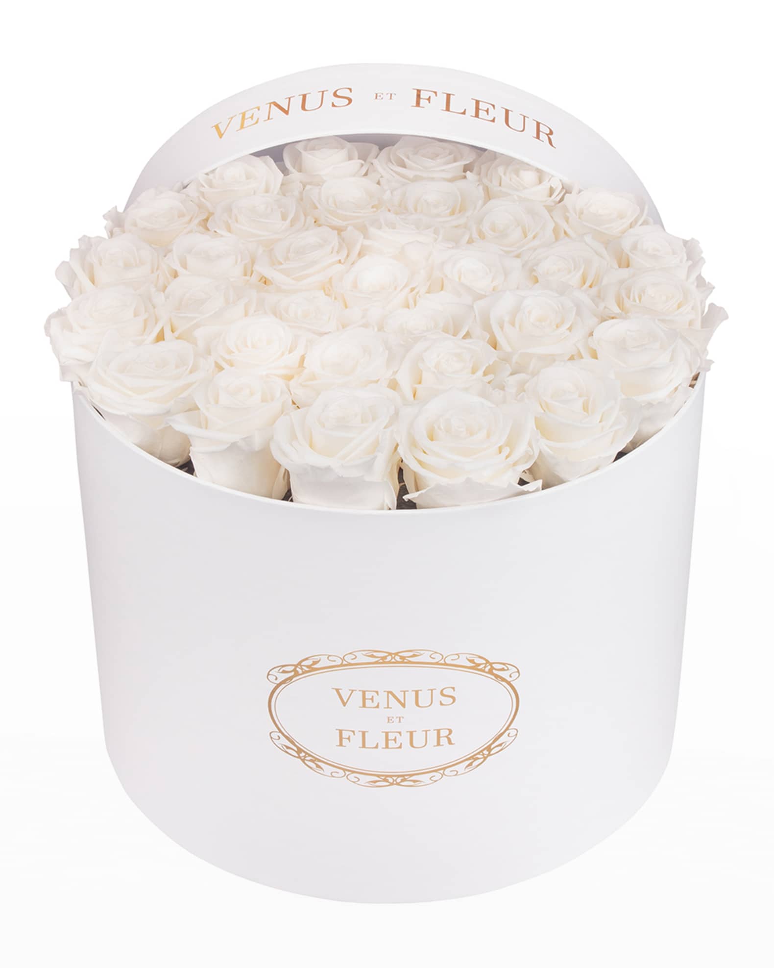 Venus ET Fleur Classic Large Round Rose Box | Neiman Marcus