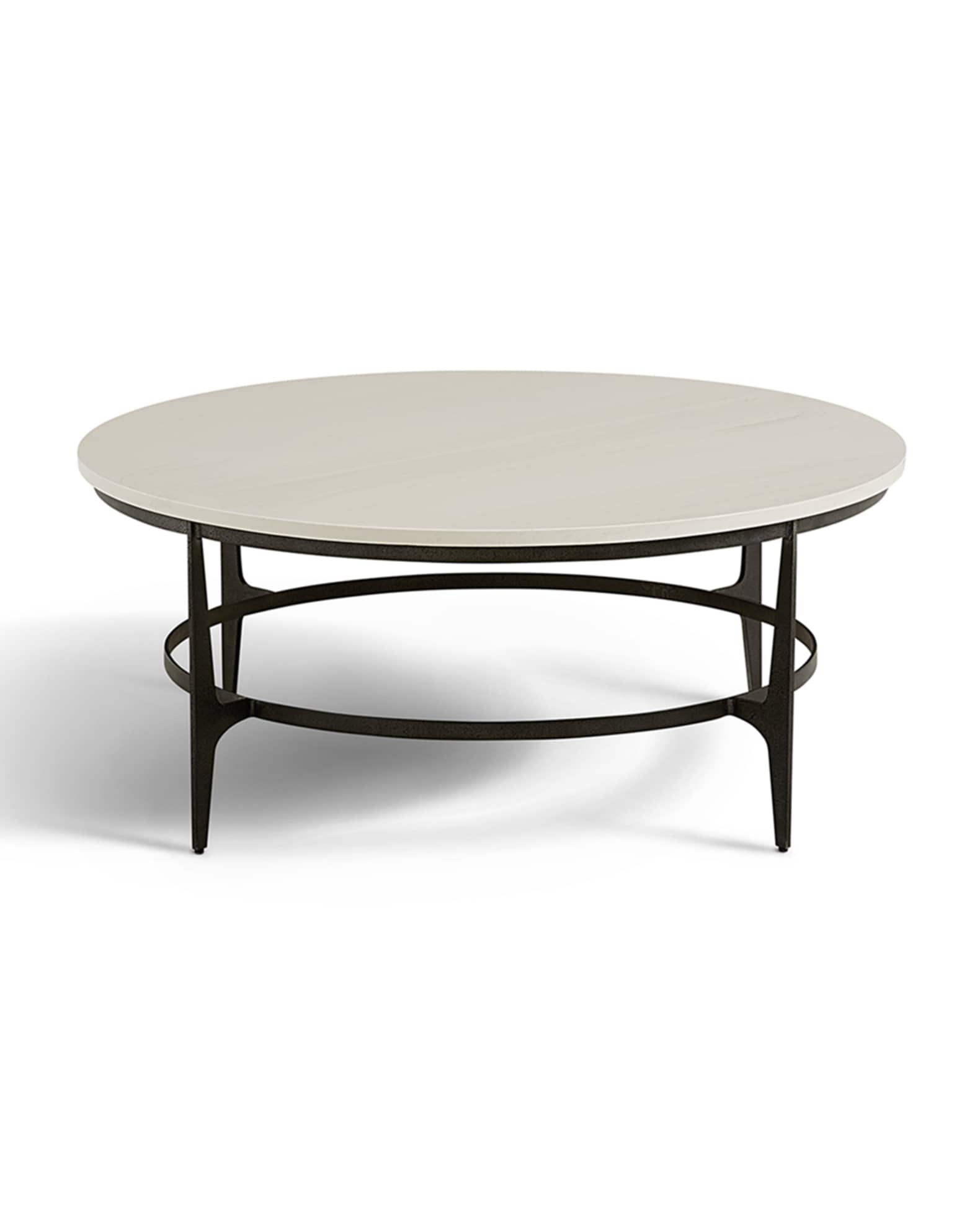 Bernhardt Avondale Round Metal Coffee Table | Neiman Marcus