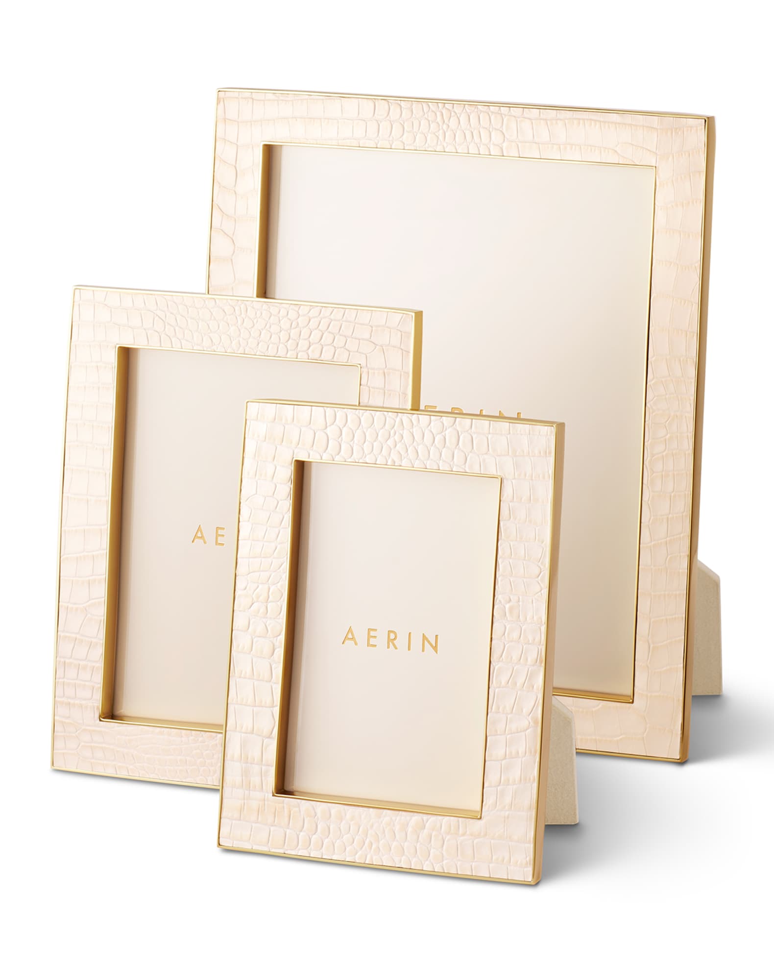Classic Croc Leather Frame | Neiman Marcus