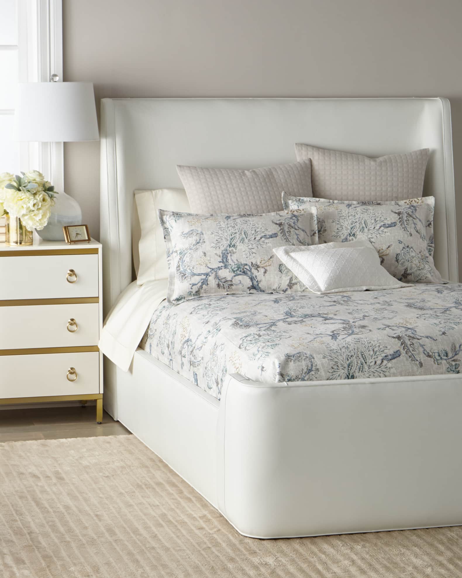 Haute House Ricardo Leather California King Bed | Neiman Marcus