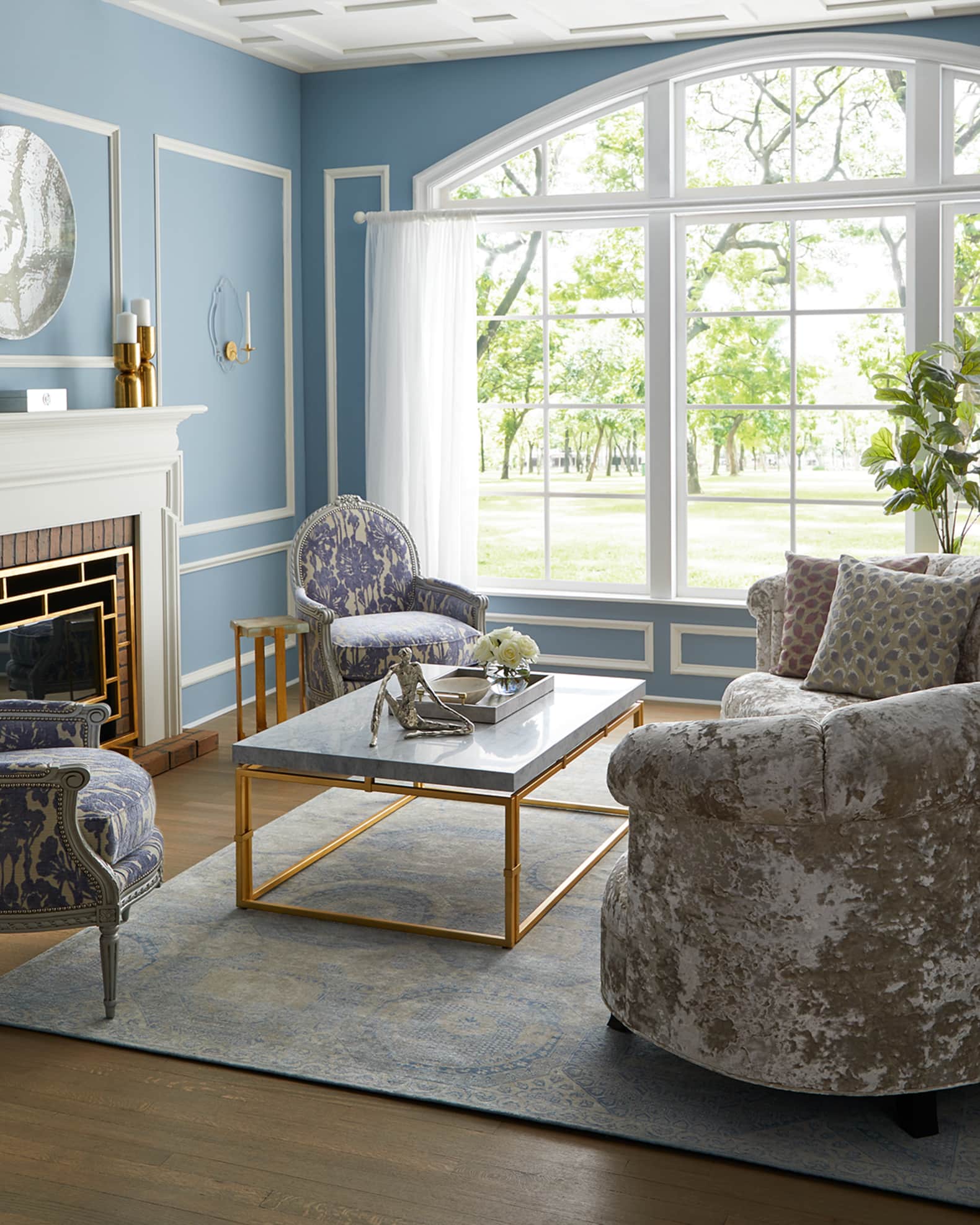 Massoud Georgina Bergere Chair | Neiman Marcus