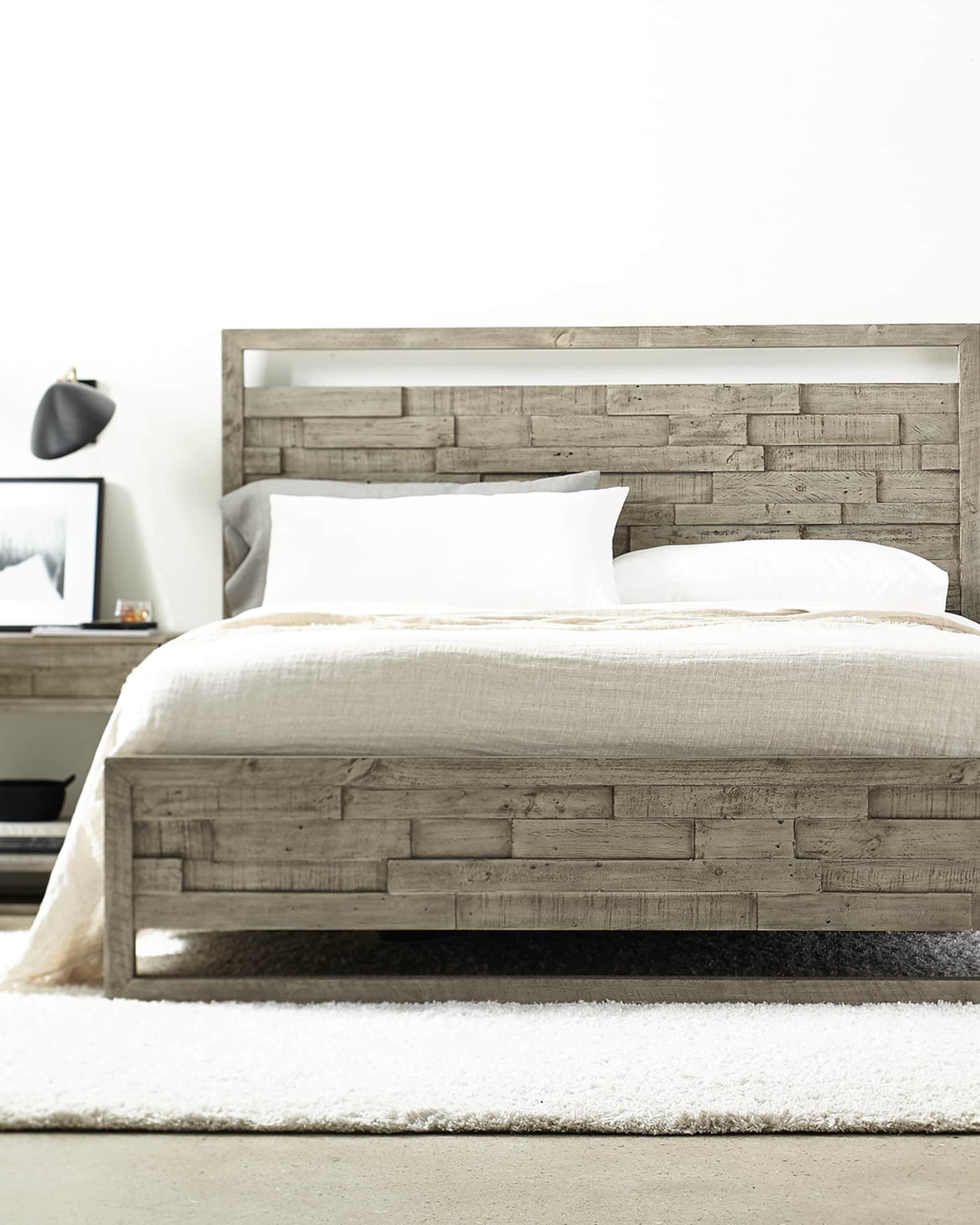 Bernhardt Shaw Panel Bed - King | Neiman Marcus
