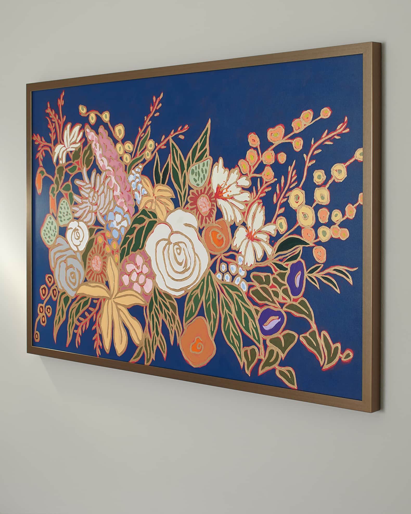 "From a Flower Garden" Giclee Art | Neiman Marcus