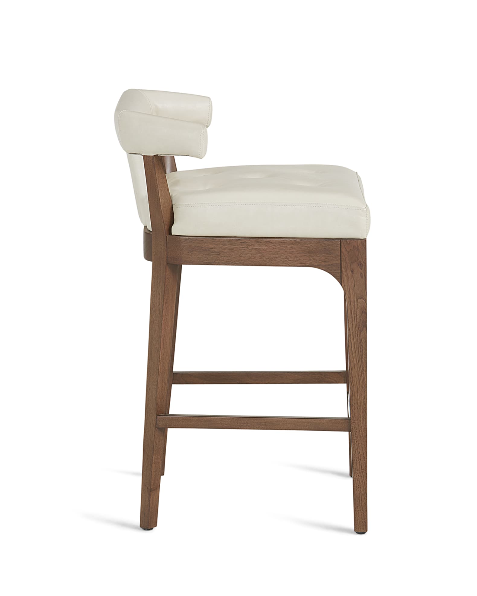 Global Views Moderno Leather Counter Stool, 25" | Neiman Marcus