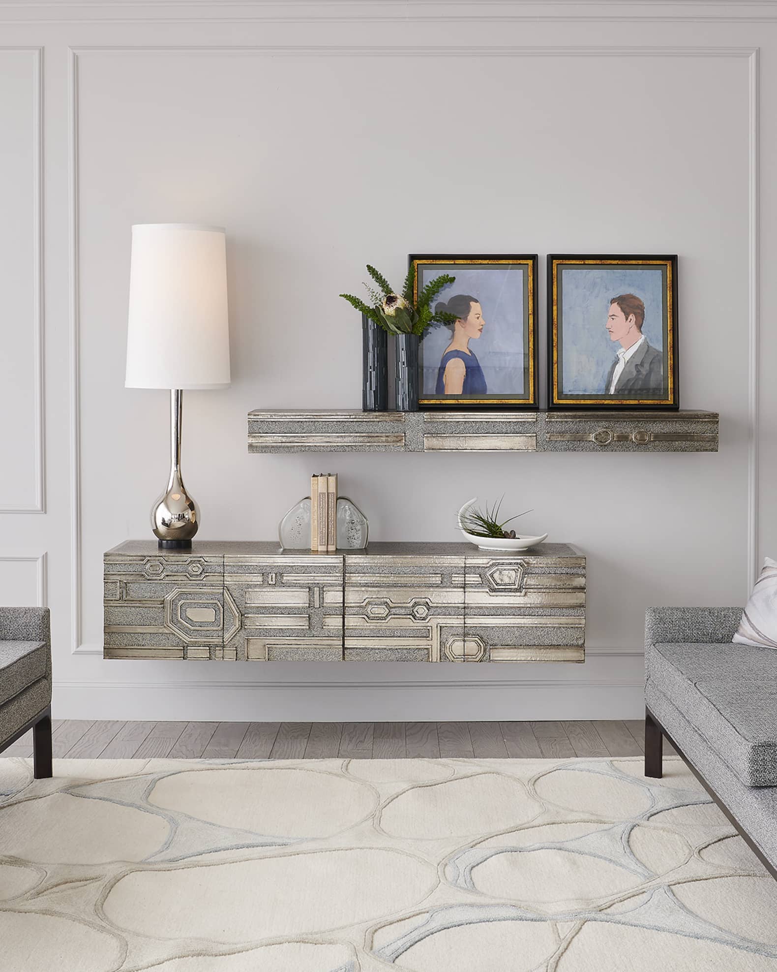 Global Views Geometric Wall Console | Neiman Marcus