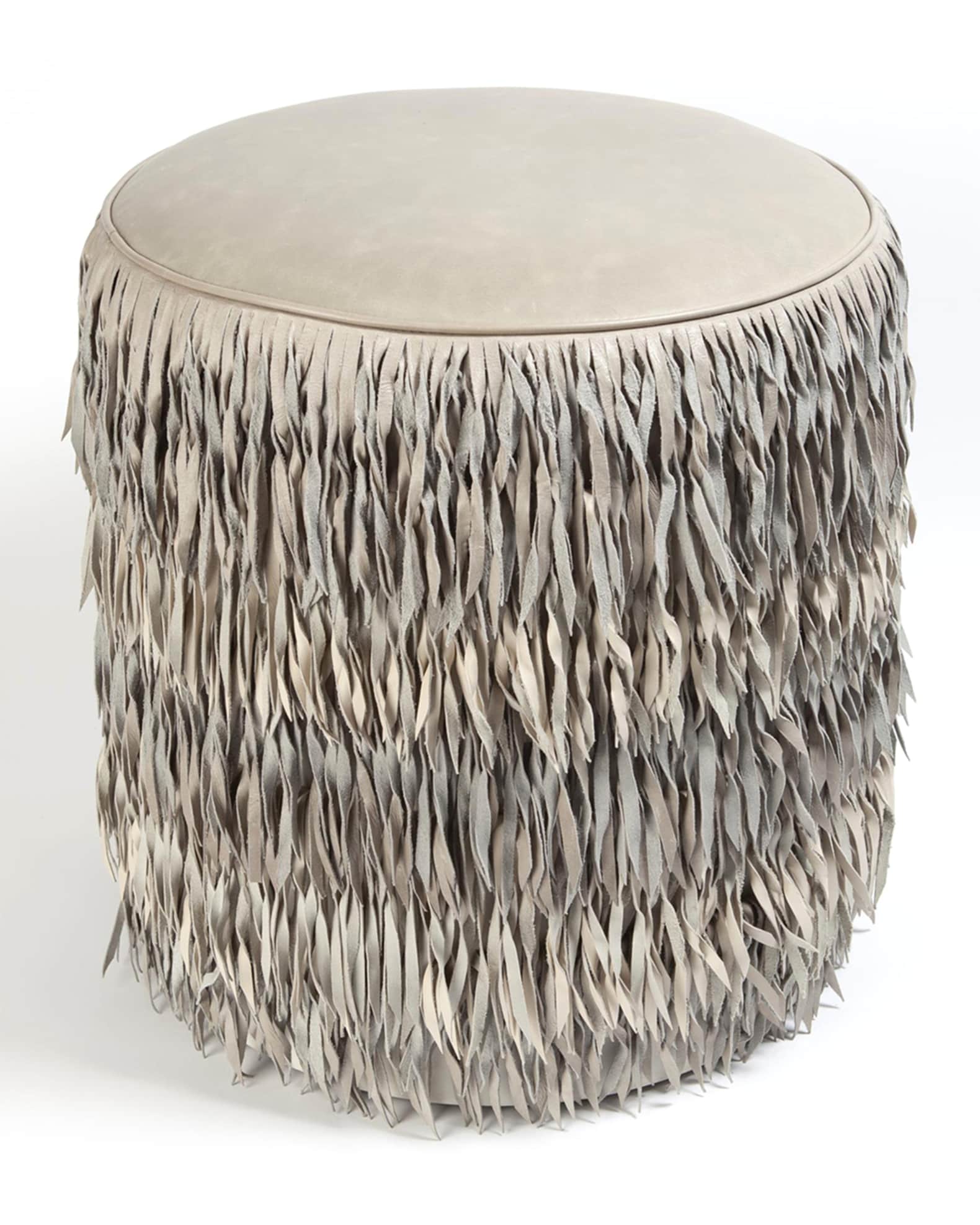 William D. Scott for Global Views Fringe Ottoman | Neiman Marcus