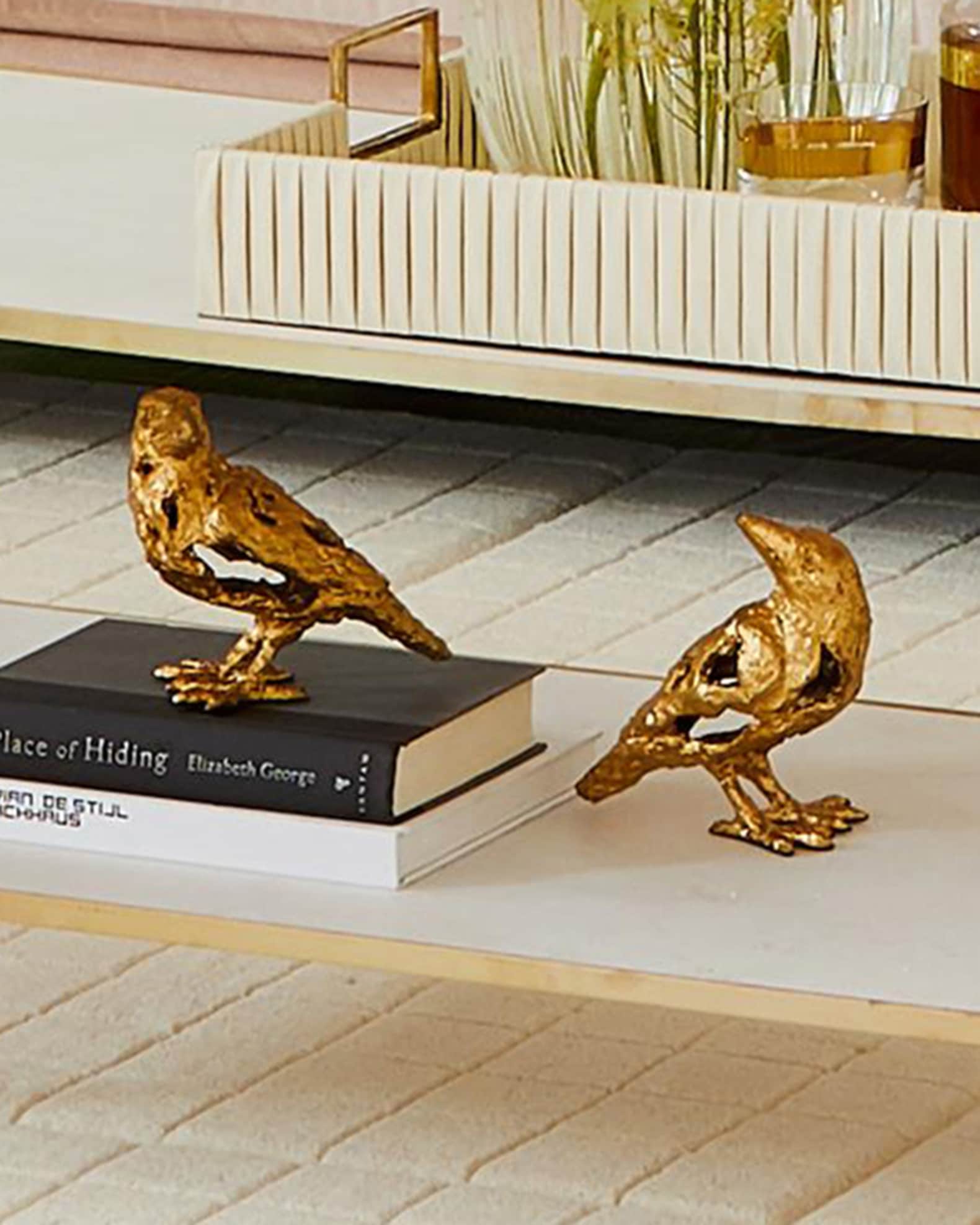 William D Scott for Global Views Deconstructed Birds Sculptures, Set of ...