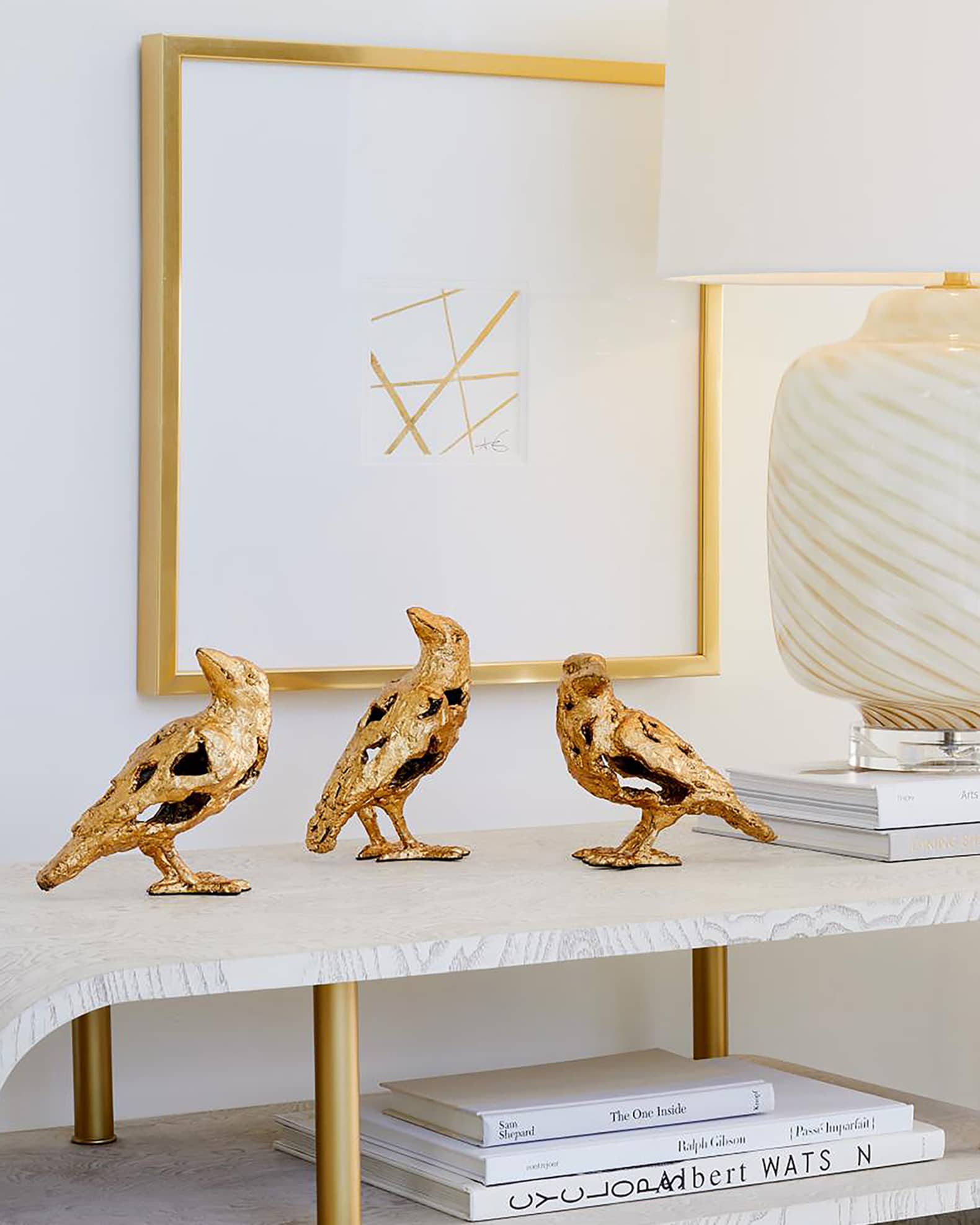 William D Scott for Global Views Deconstructed Birds Sculptures, Set of ...