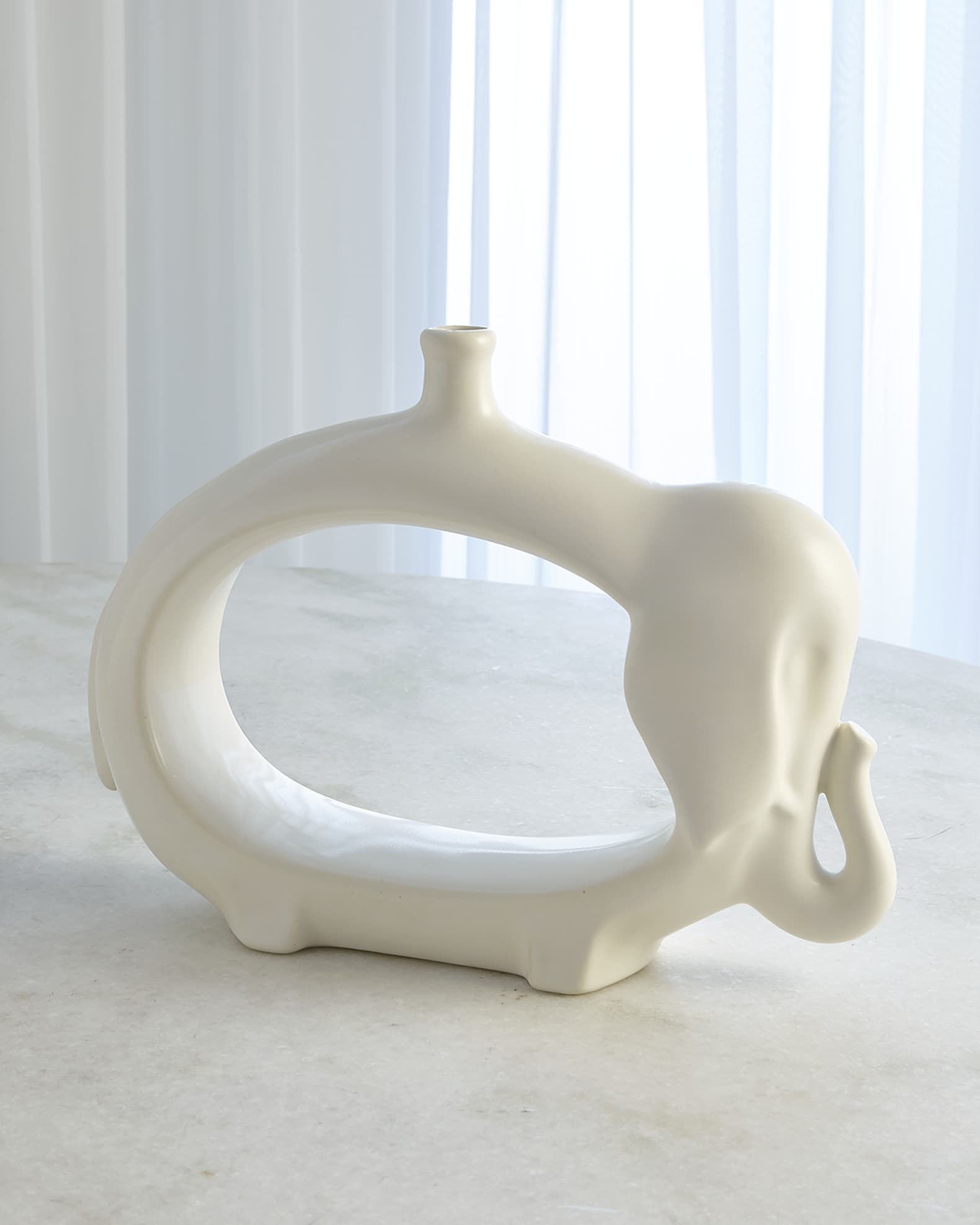 William D Scott for Global Views Elephant Vase | Neiman Marcus