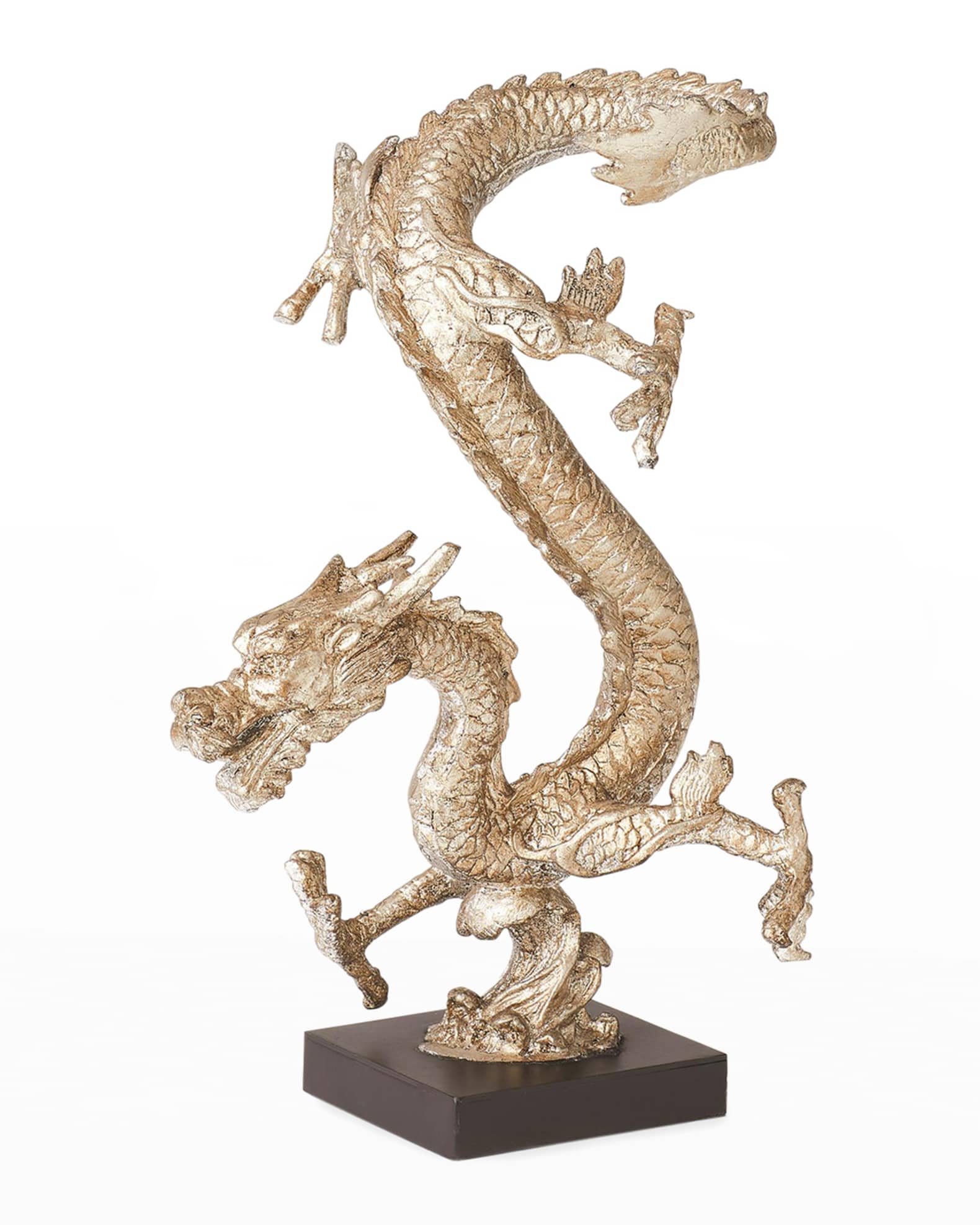 William D Scott for Global Views Standing Dragon Sculpture | Neiman Marcus