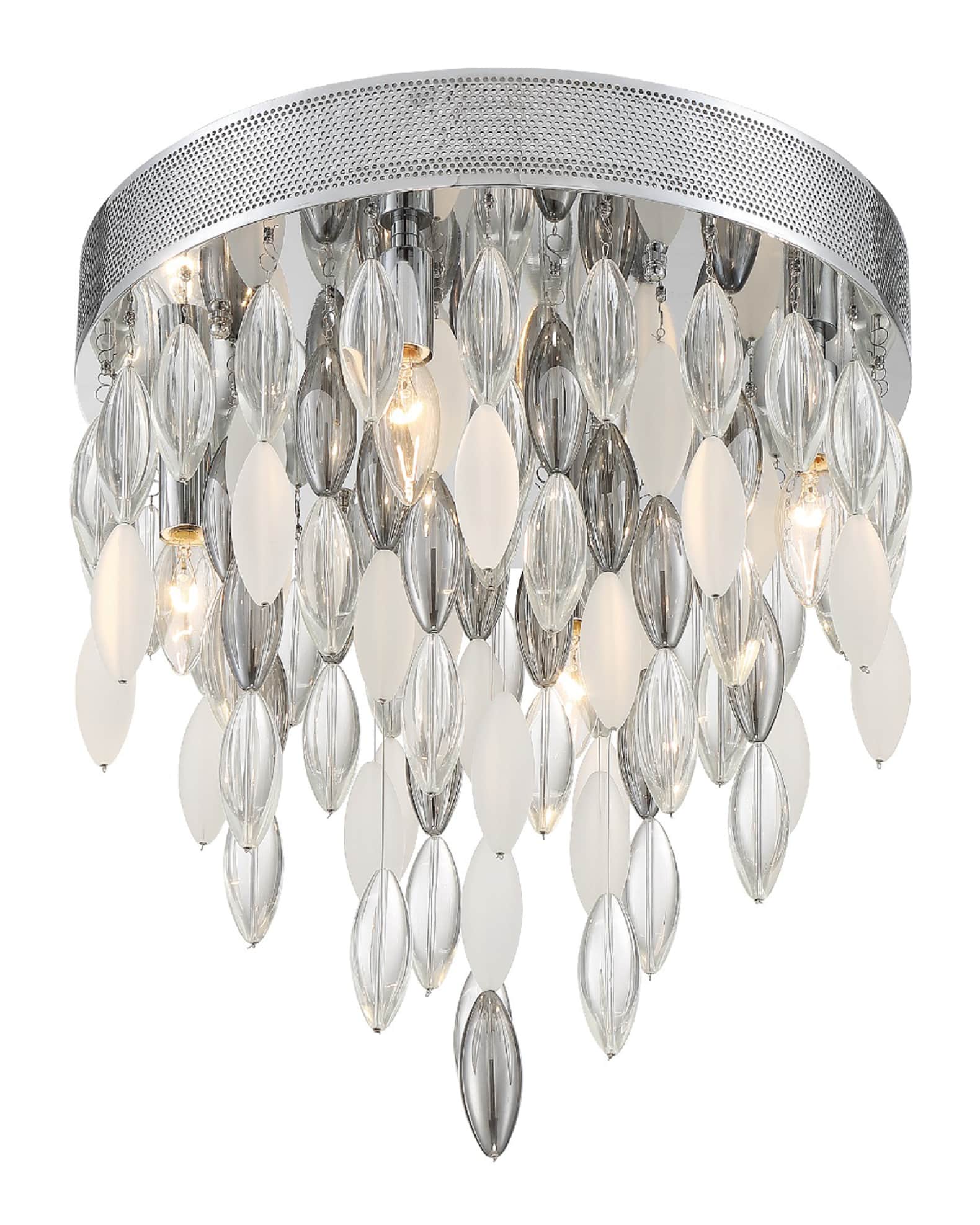 Crystorama Hudson 9-Light Chrome Chandelier | Neiman Marcus