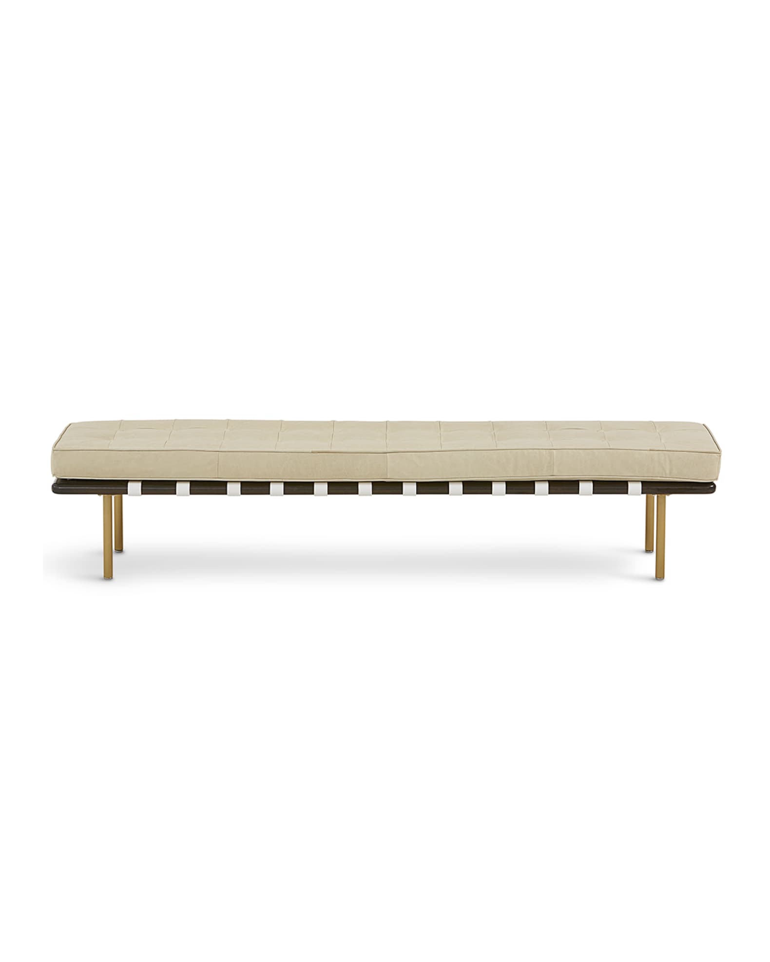 Regina Andrew Tufted Leather Gallery Bench | Neiman Marcus