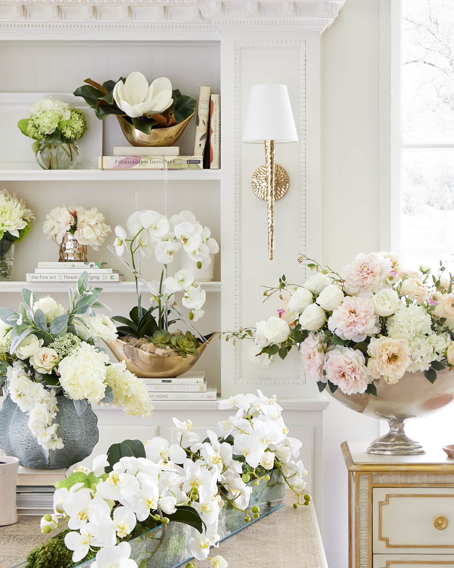 John-Richard Collection Seashells Floral Arrangement | Neiman Marcus