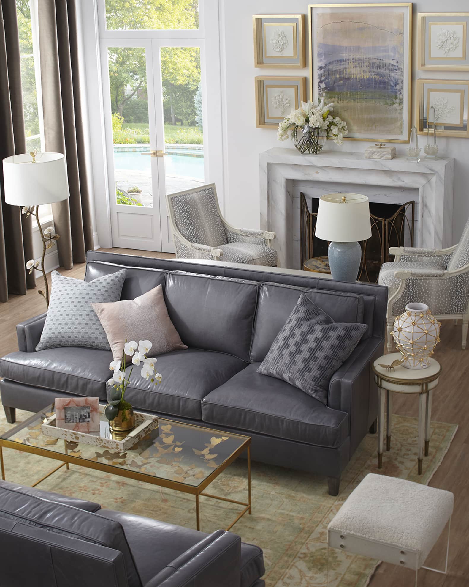 John-Richard Collection Chambolle Side Table | Neiman Marcus