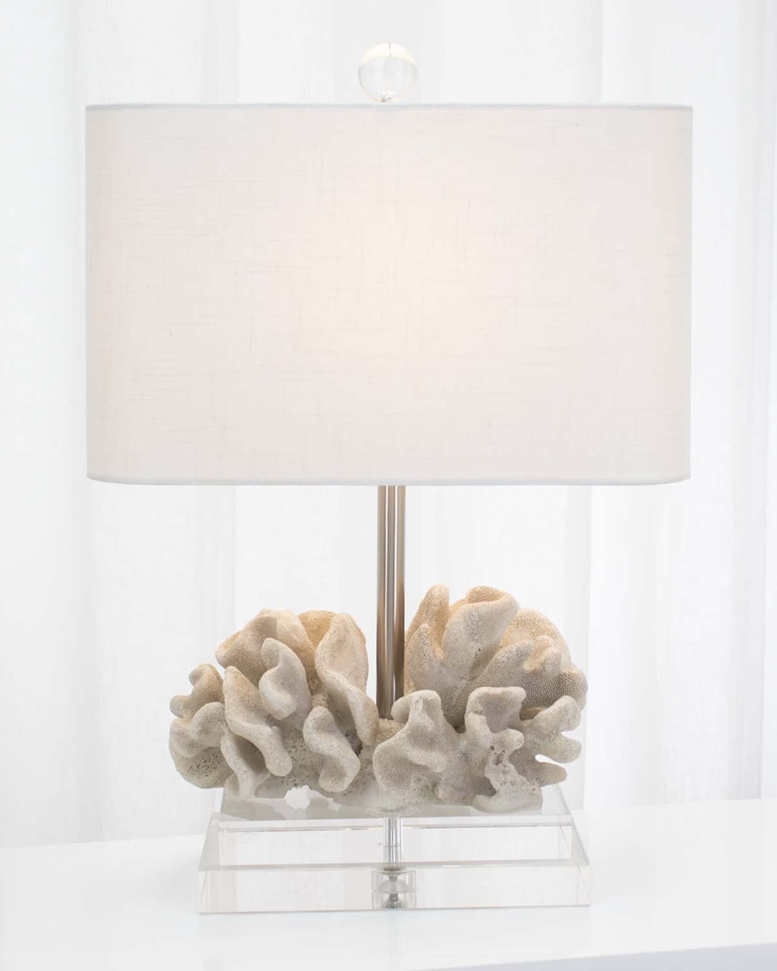 Couture Lamps Elkhorn Coral Table Lamp, 22" | Neiman Marcus
