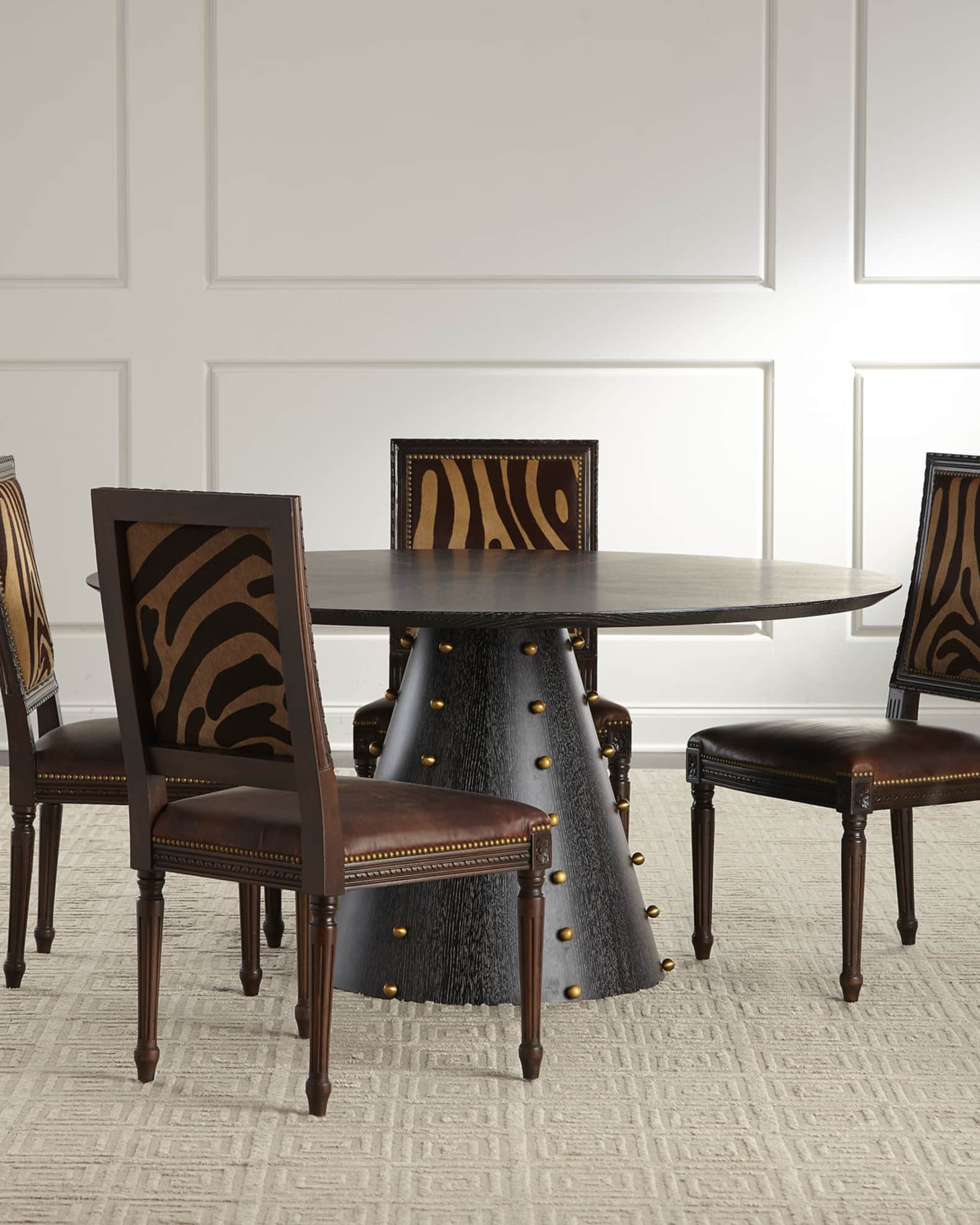 Global Views Spheres Dining Table, 60" | Neiman Marcus